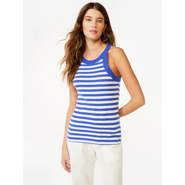 Free Assembly Womens Ribbed Racer Back Tank Top Sizes Xs Xxxl