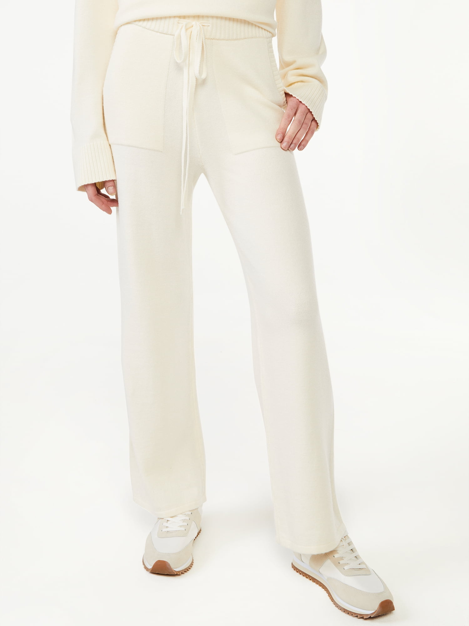 Free Assembly Women's Straight Leg Sweater Pants - Walmart.com