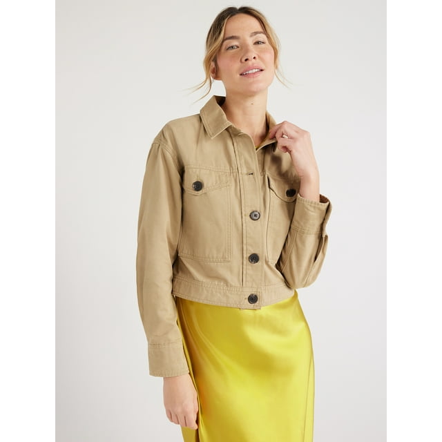 Free Assembly Women's Utility Jacket, Sizes XS-XXXL - Walmart.com