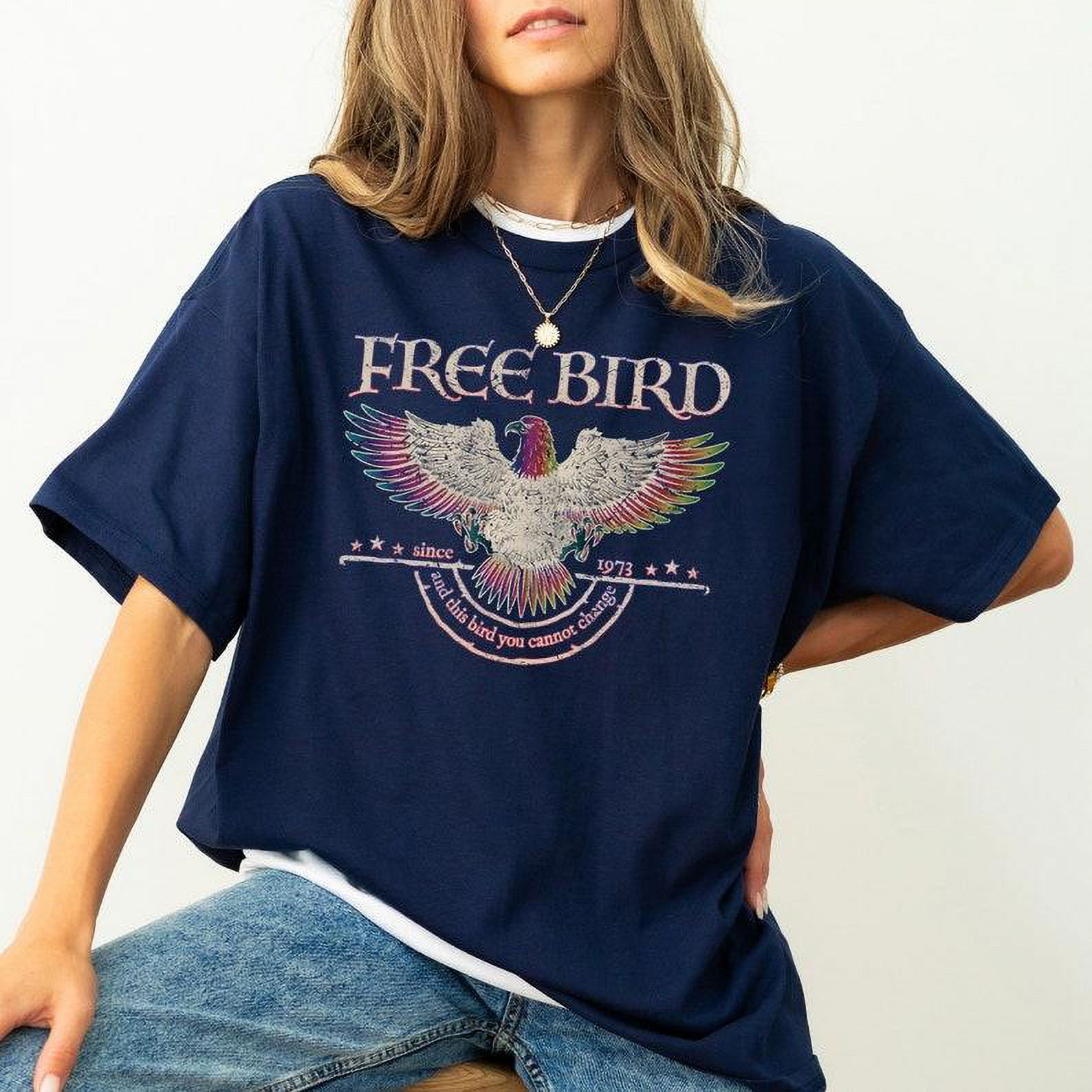 Free Bird . Band T. Old School Band . Retro Music Fashion Casual ...