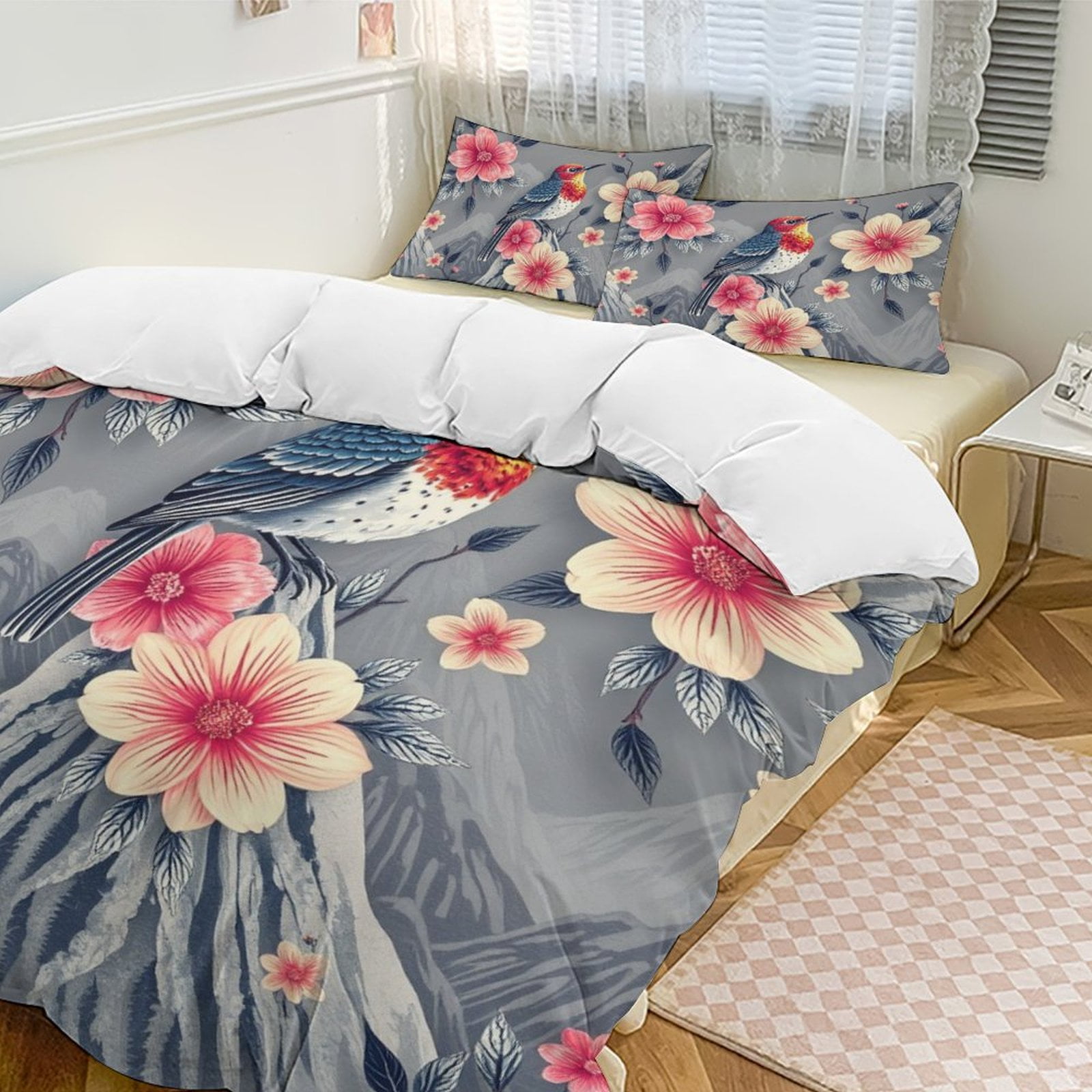 Free Bird Bed Sheet Set Comforter Sets Themed Bedding Quilted Duvet ...