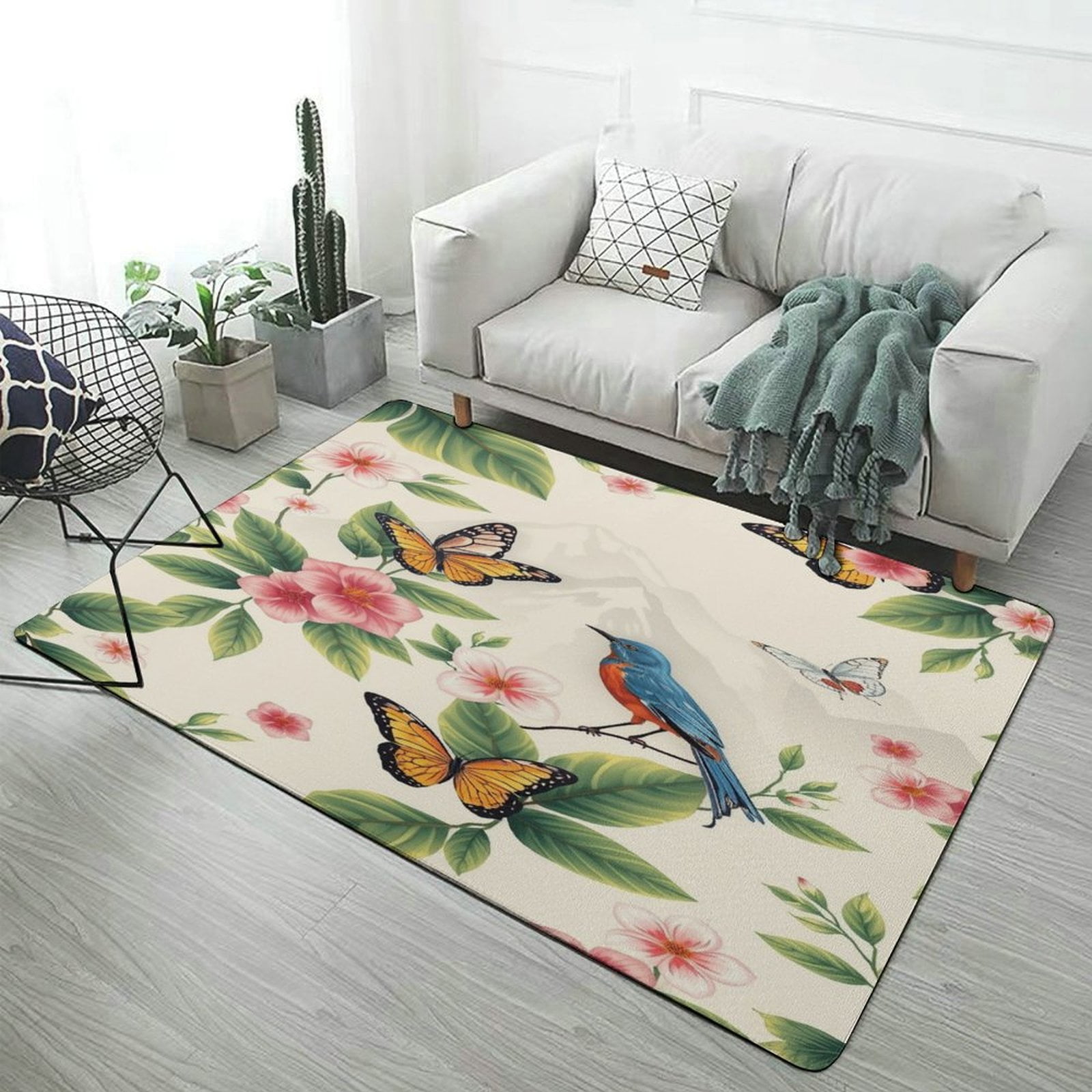 Free Bird Carpet for Living Room Luxury Home Rations Sofa Coffee Table ...