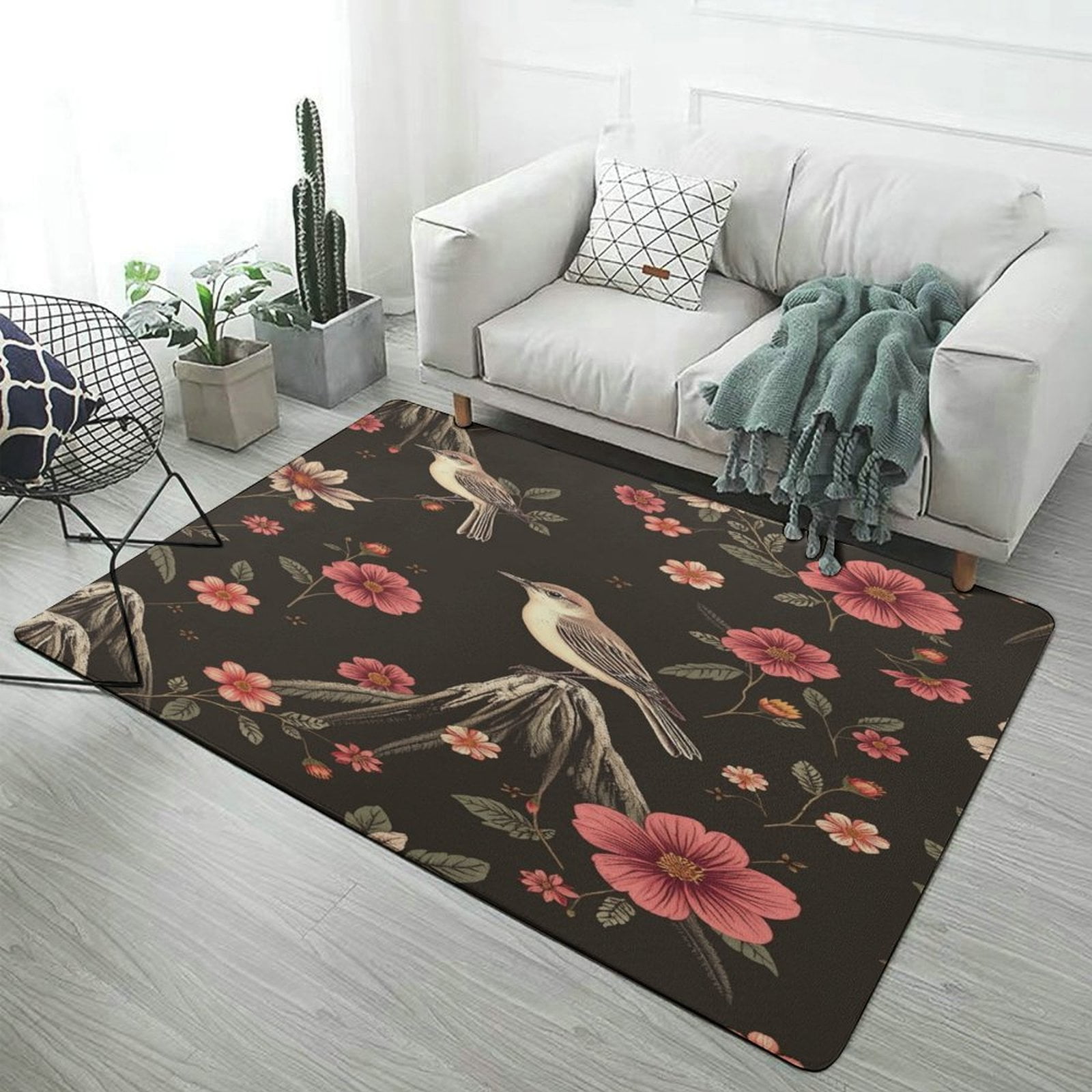 Free Bird Carpet for Living Room Luxury Home Rations Sofa Coffee Table ...
