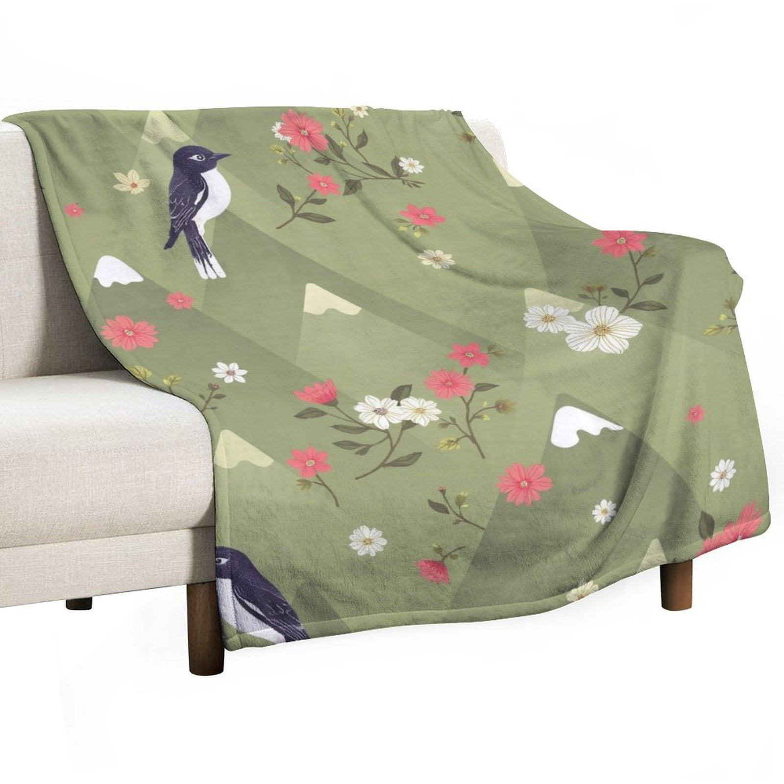 Free Bird Plush Throw Blankets Cartoon Cute Blanket for Bedding Outdoor ...