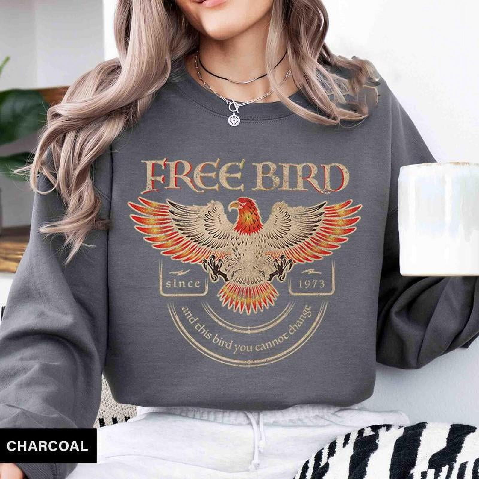 Free Bird . Rock Band Swea. Old School Band Sweater Trending Sweater ...