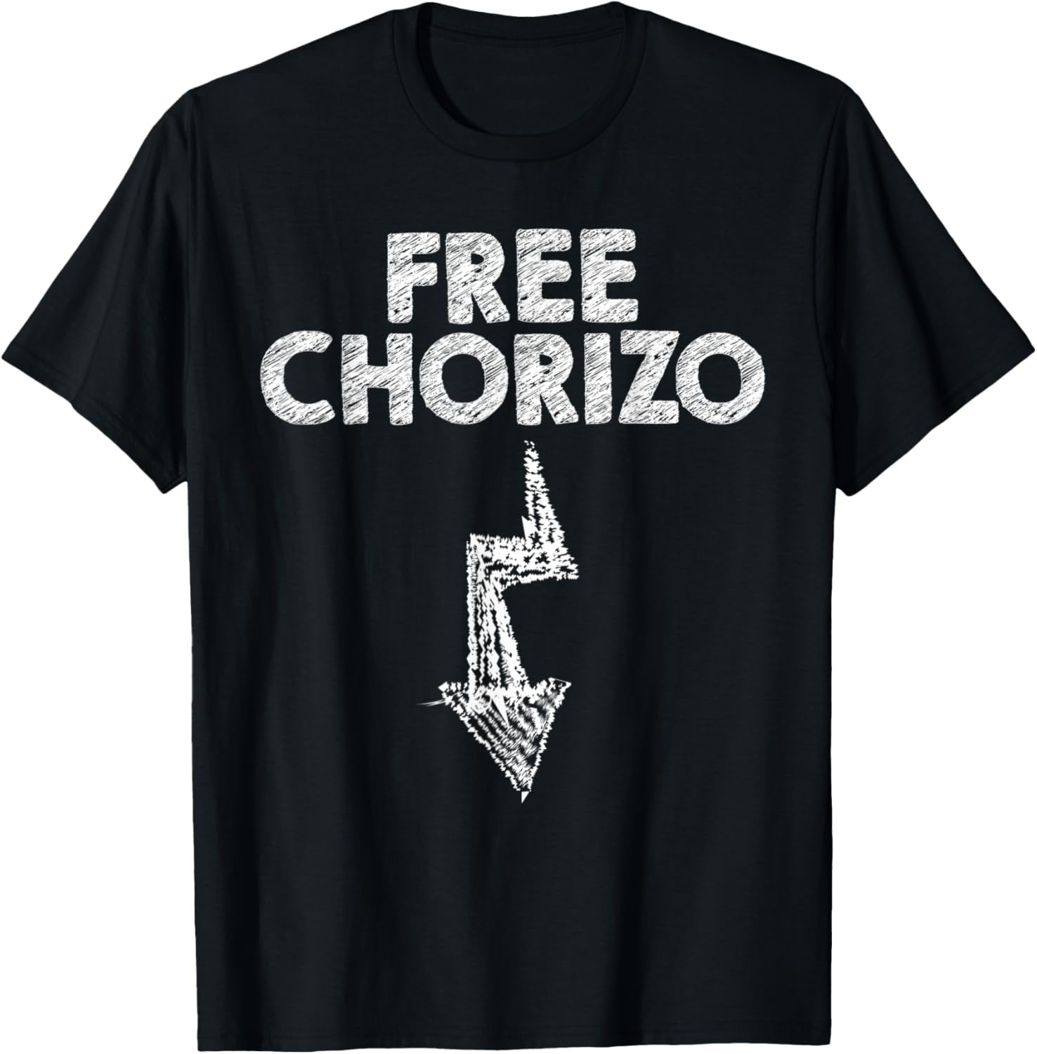 Free Chorizo Meaty Sausage Chorizo T-ShirtMen and women, White Black T ...