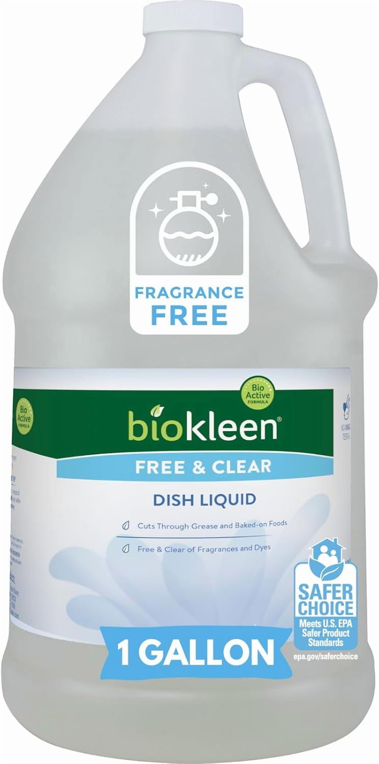 Free & Clear Dish Soap - Dish Liquid, Dishwashing Cleaner, Eco-Friendly ...