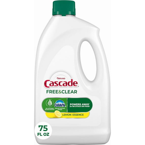 Free & Clear Dishwasher Detergent Liquid Gel, Dish Detergent ...