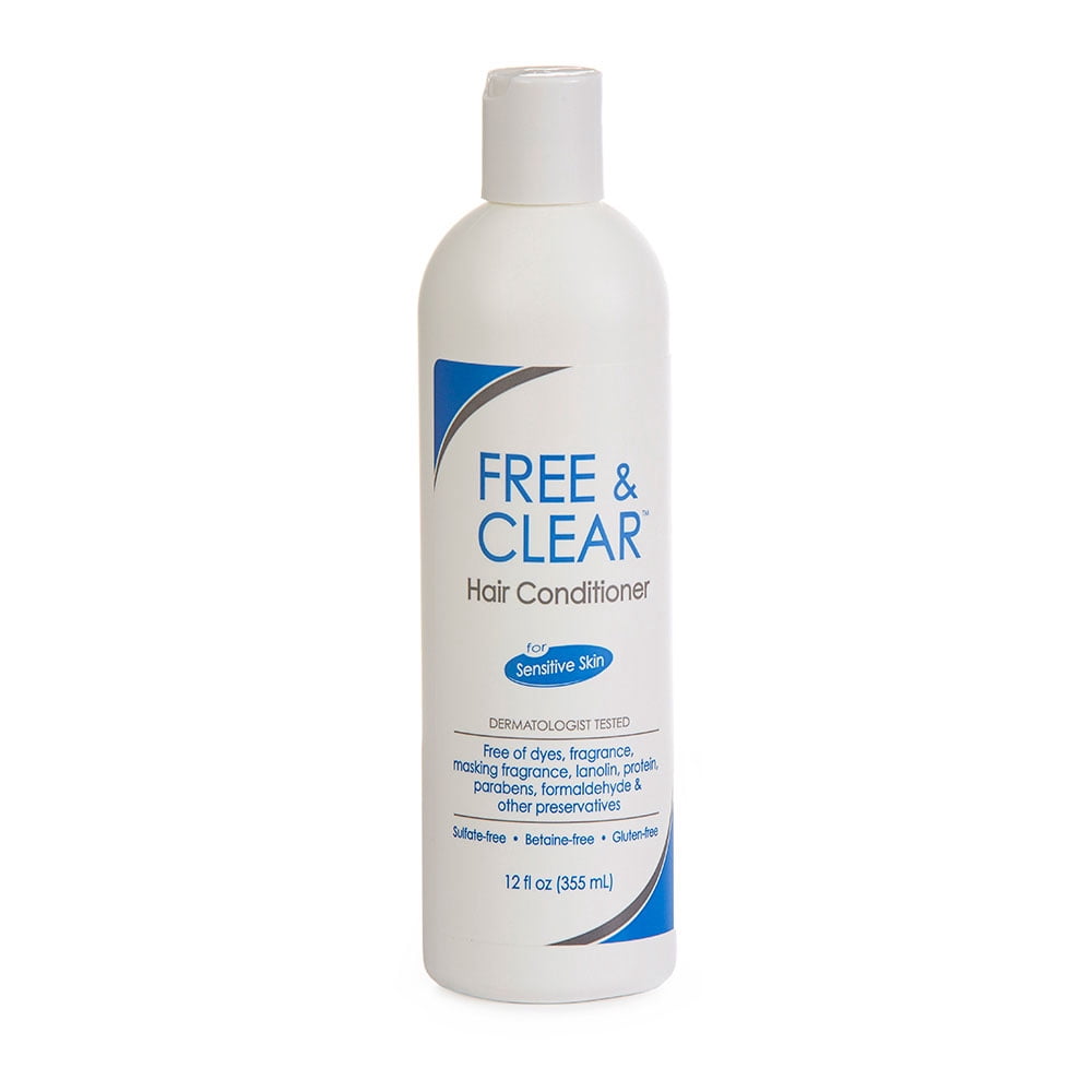 Free & Clear Fragrance-Free Hair Conditioner 12 oz (Pack of 6 ...