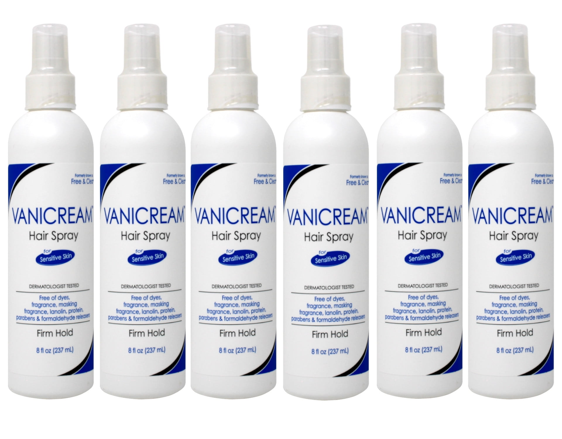 Free & Clear Firm Hold Hair Styling Spray, 8 oz - Pack of 6 - Walmart.com