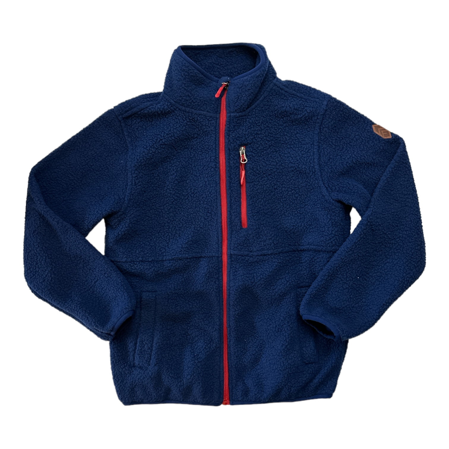 Free Country Boy's FreeCycle Soft & Cozy Highland Sherpa Jacket (Navy ...