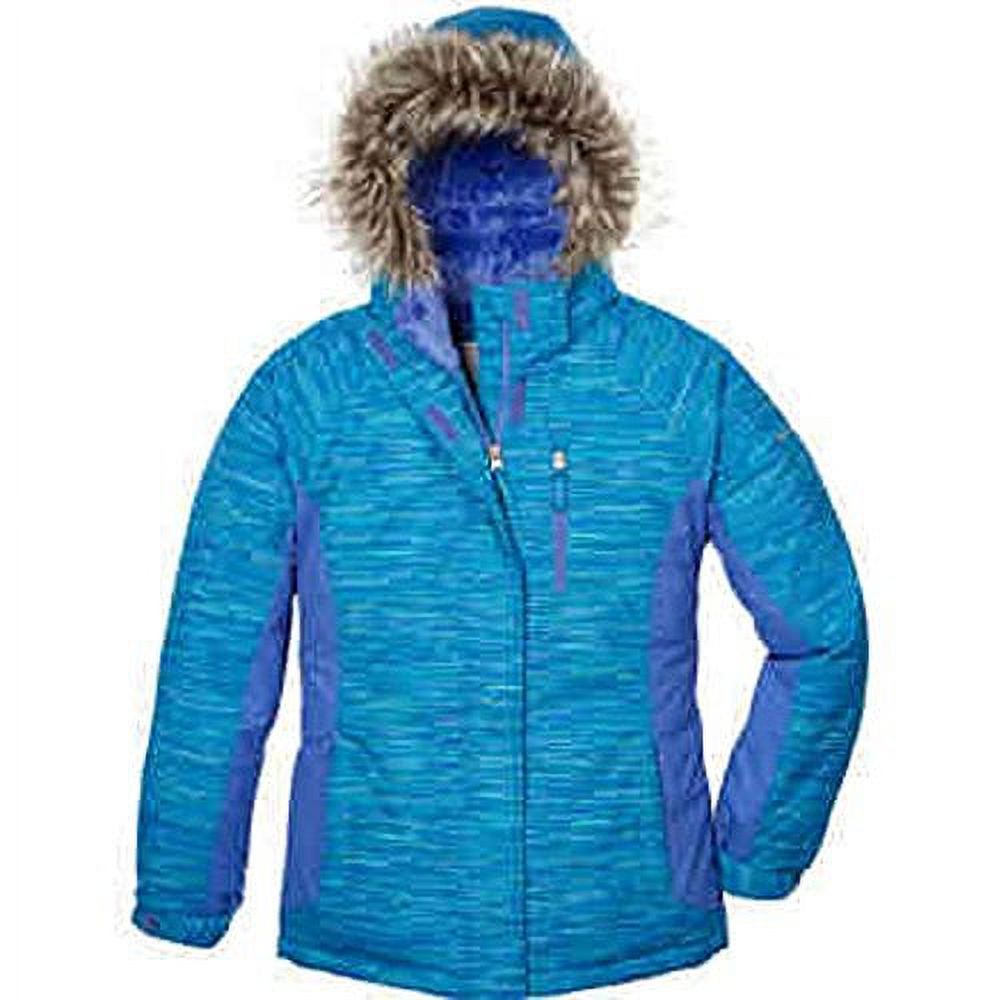 Free Country® Girls' Fleece Lined Jacket-Blue, M-10/12 - Walmart.com