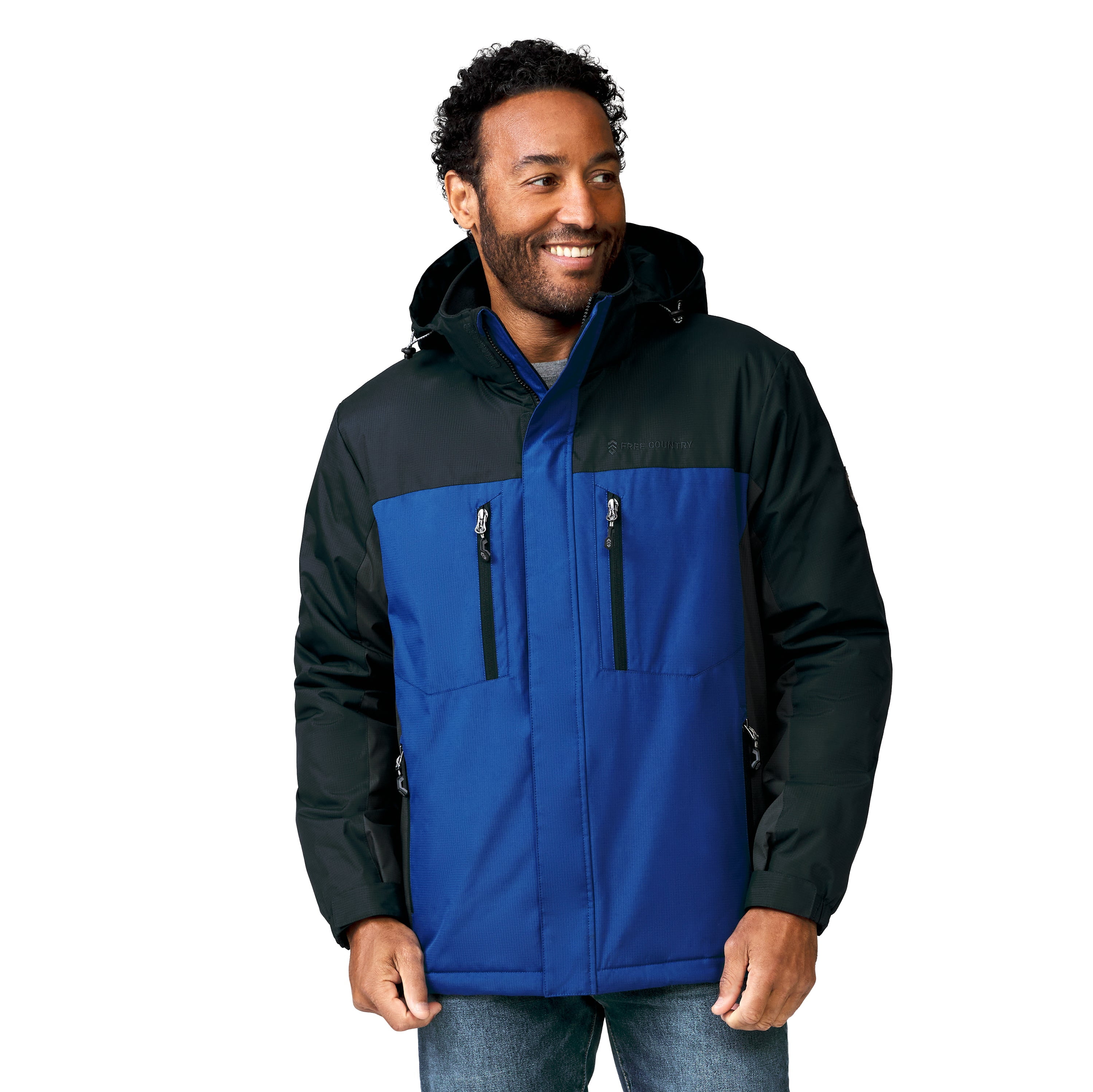 Free Country Men's FreeCycle® Trifecta Mid Weight Jacket Lapis/Dark ...