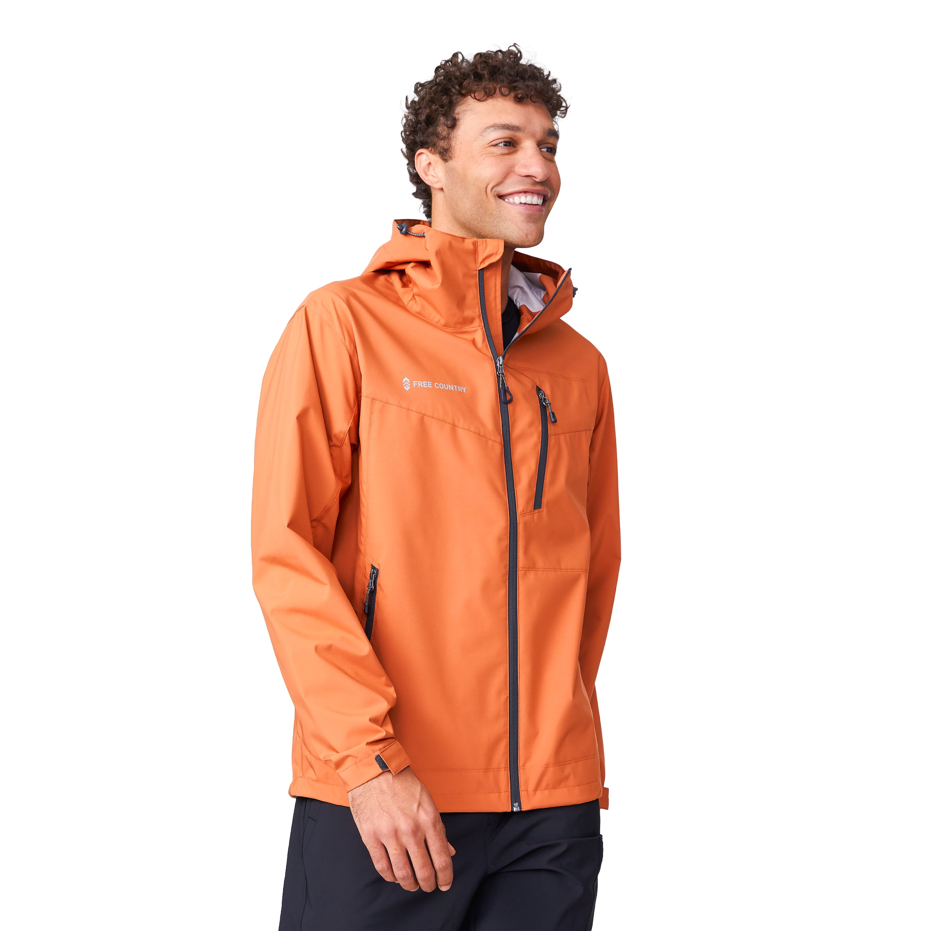Free Country Men's Hydro Lite X2O Status Rain Jacket Autumn L - Walmart.com
