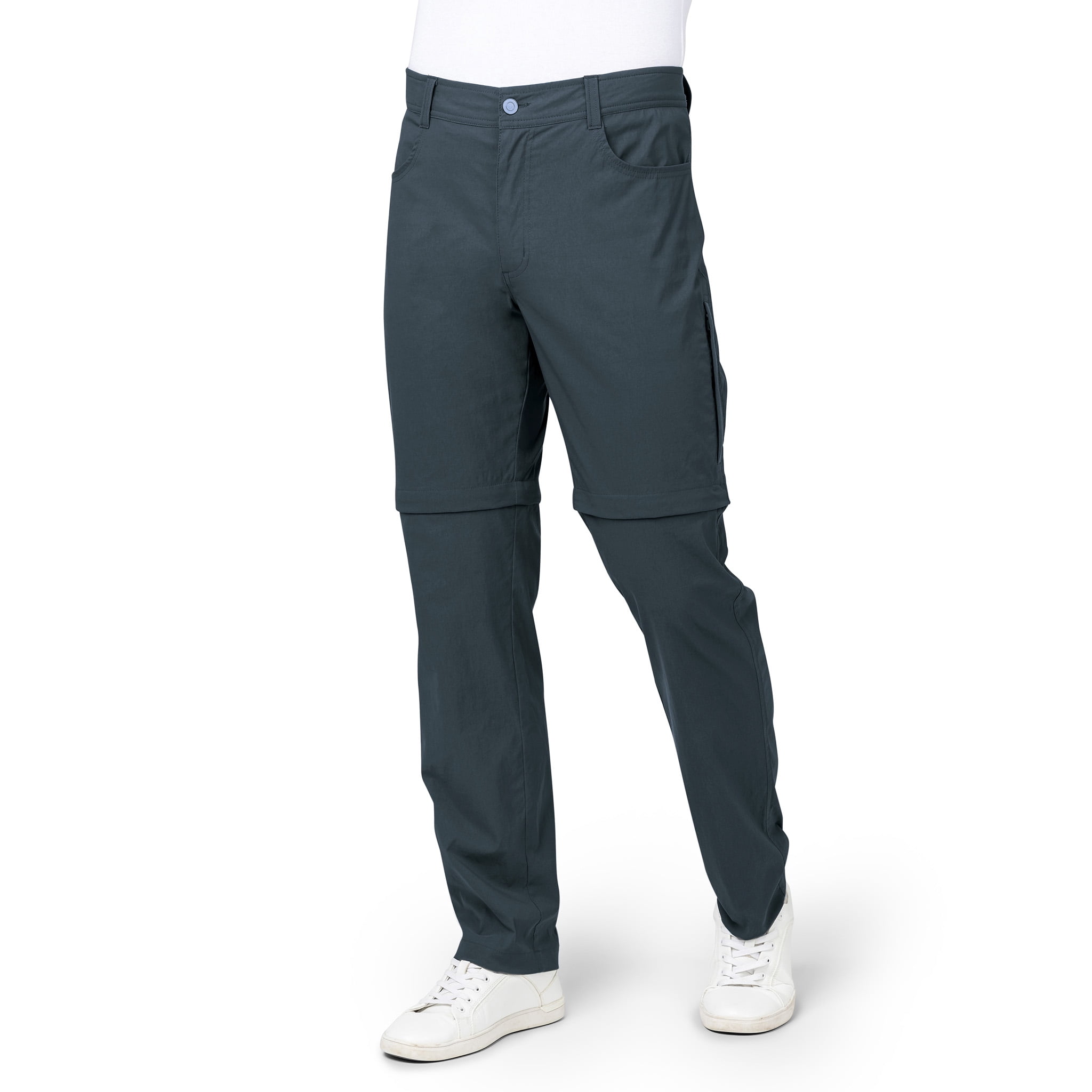 Free Country Men's Nylon Stretch Convertible Pant Steel 38 - Walmart.com