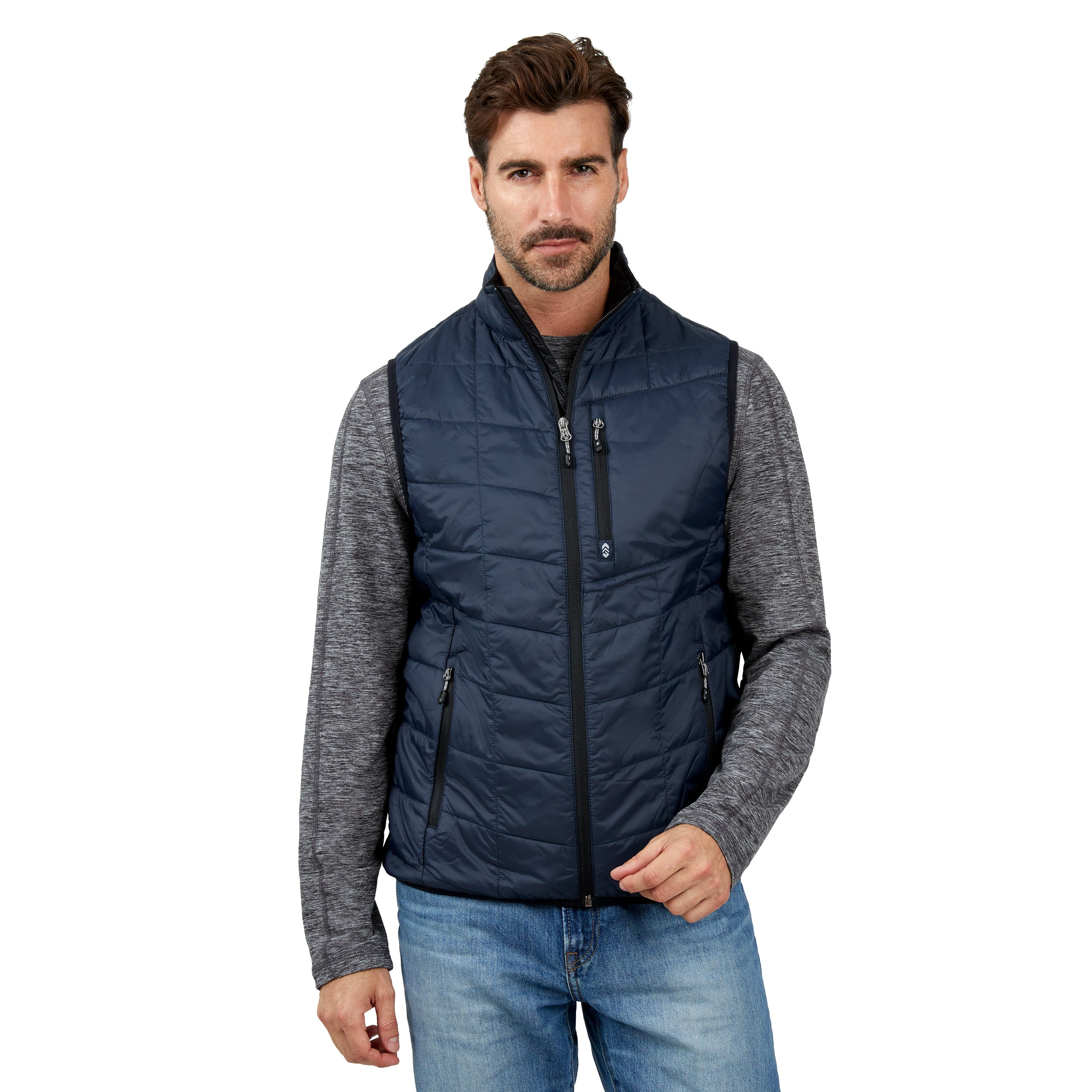 Free Country Men's Stimson Puffer Vest Deep Sea XL - Walmart.com
