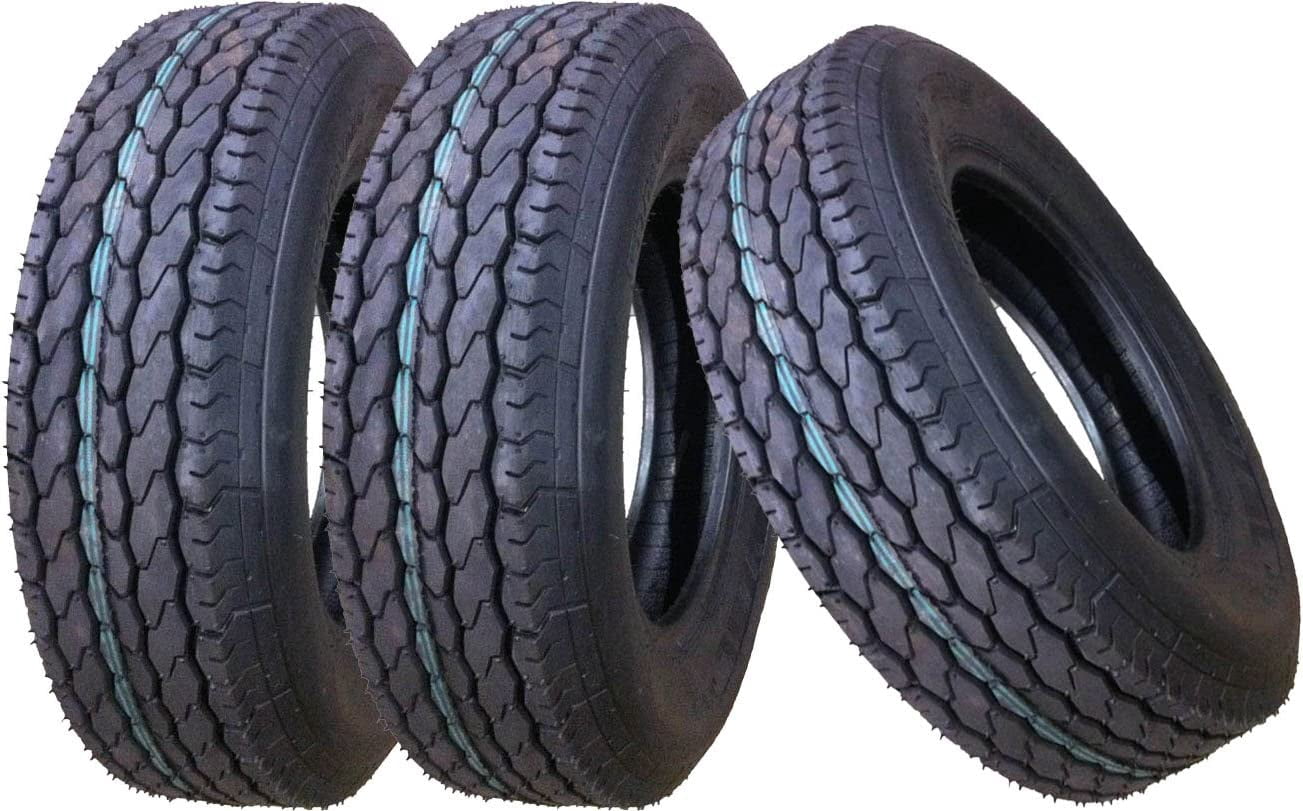 "Free Country Trailer Tire Set 3, ST205/75D15 15"" F78-15 Bias 6PR ...