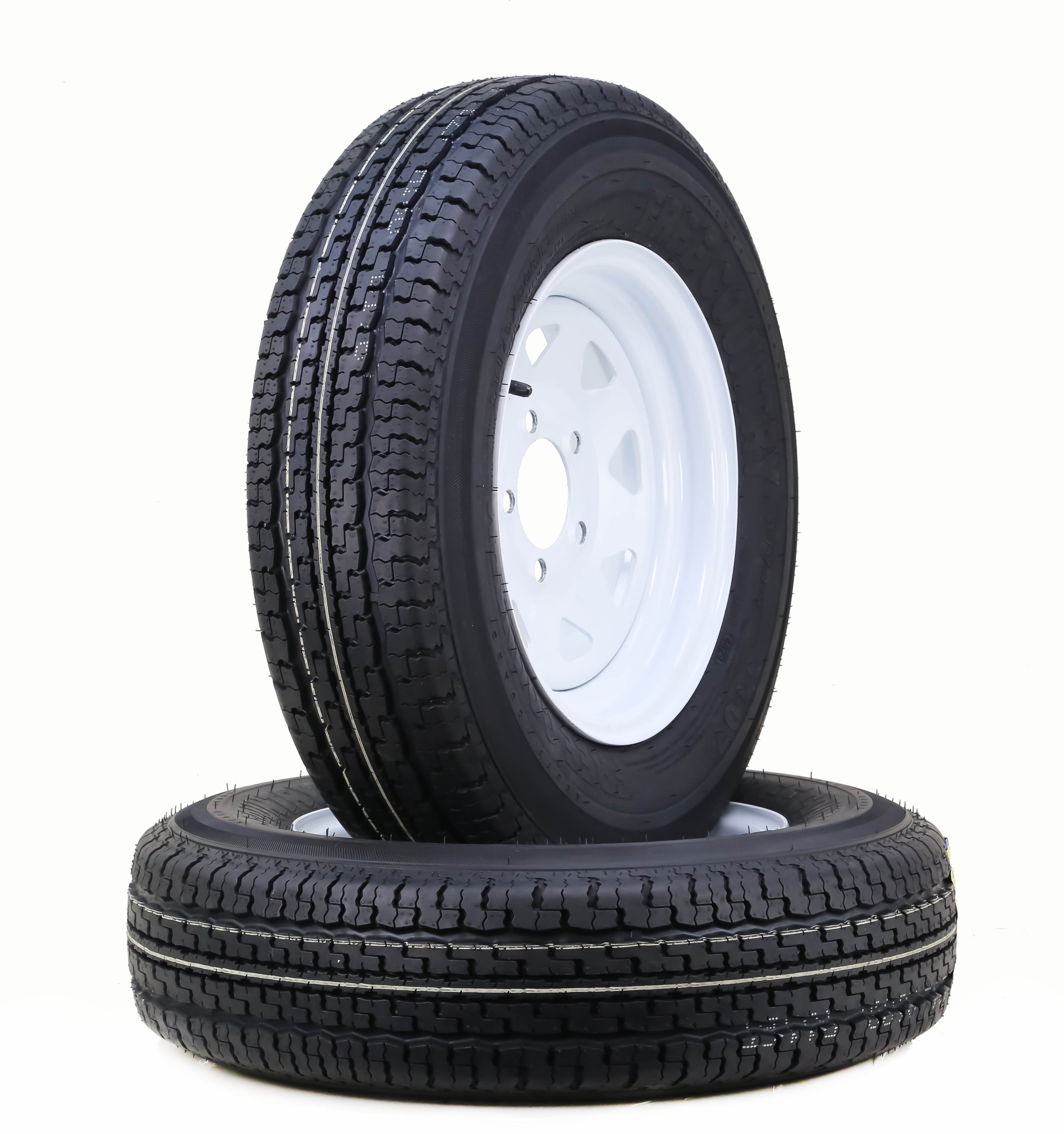Free Country Trailer Tire Wheel Assembly ST185/80R13 6-Ply C 94M 5 Lug ...