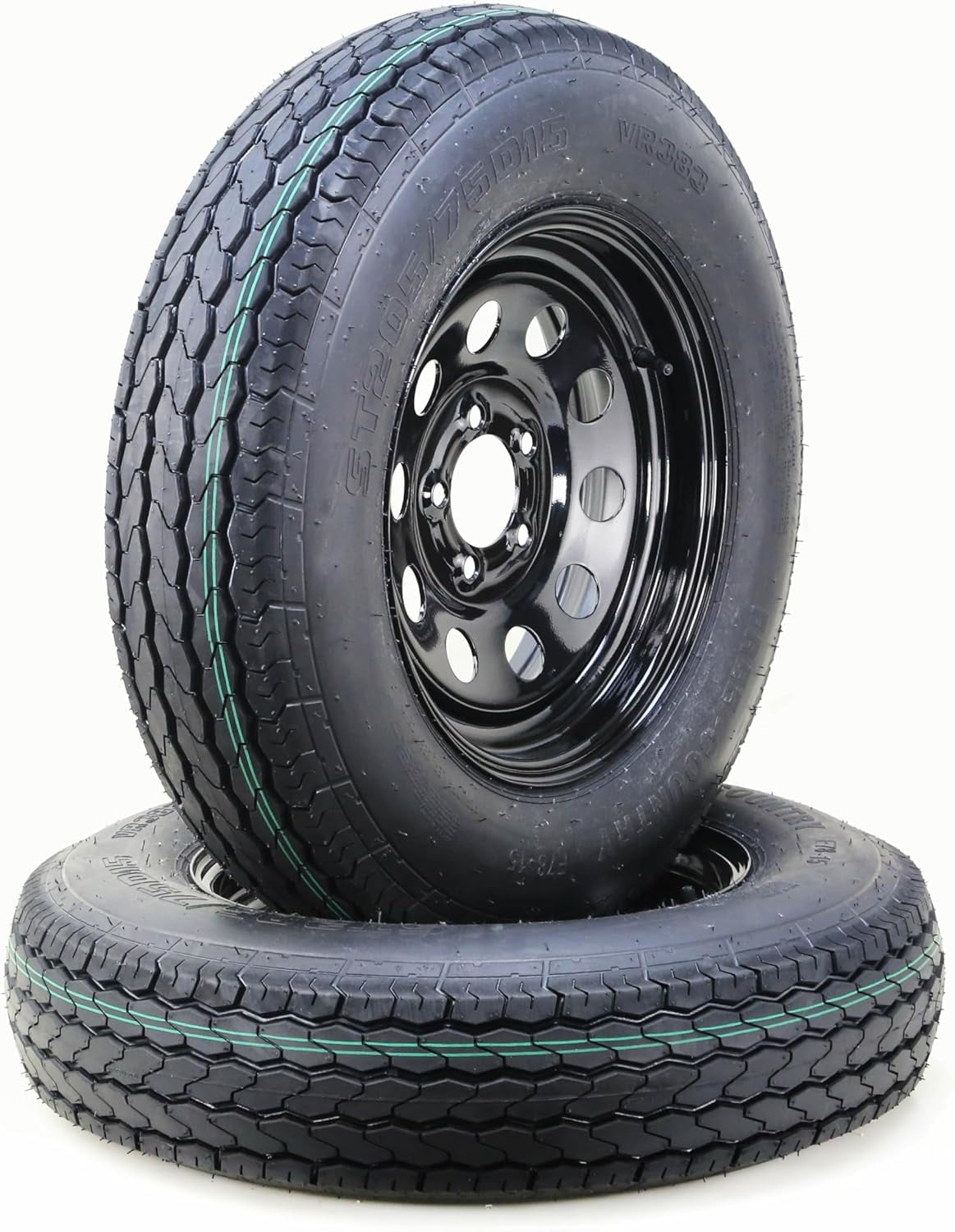 Free Country Trailer Tire Wheel Assembly ST205/75D15 6-Ply C 101L 5 Lug ...