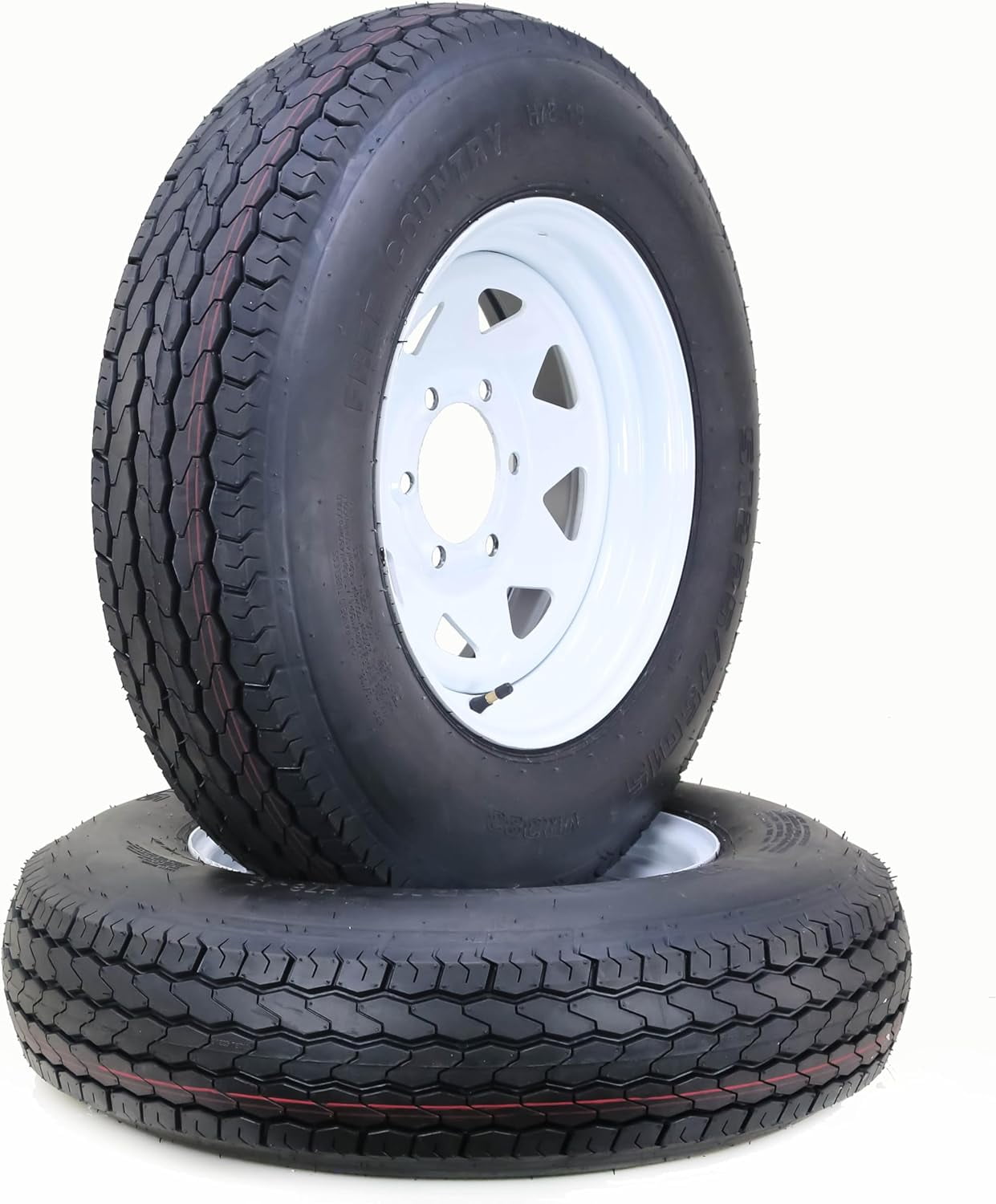 Free Country ST Trailer Tire Wheel Assembly 8-Ply D 113L 6 Lug on 5.5 ...