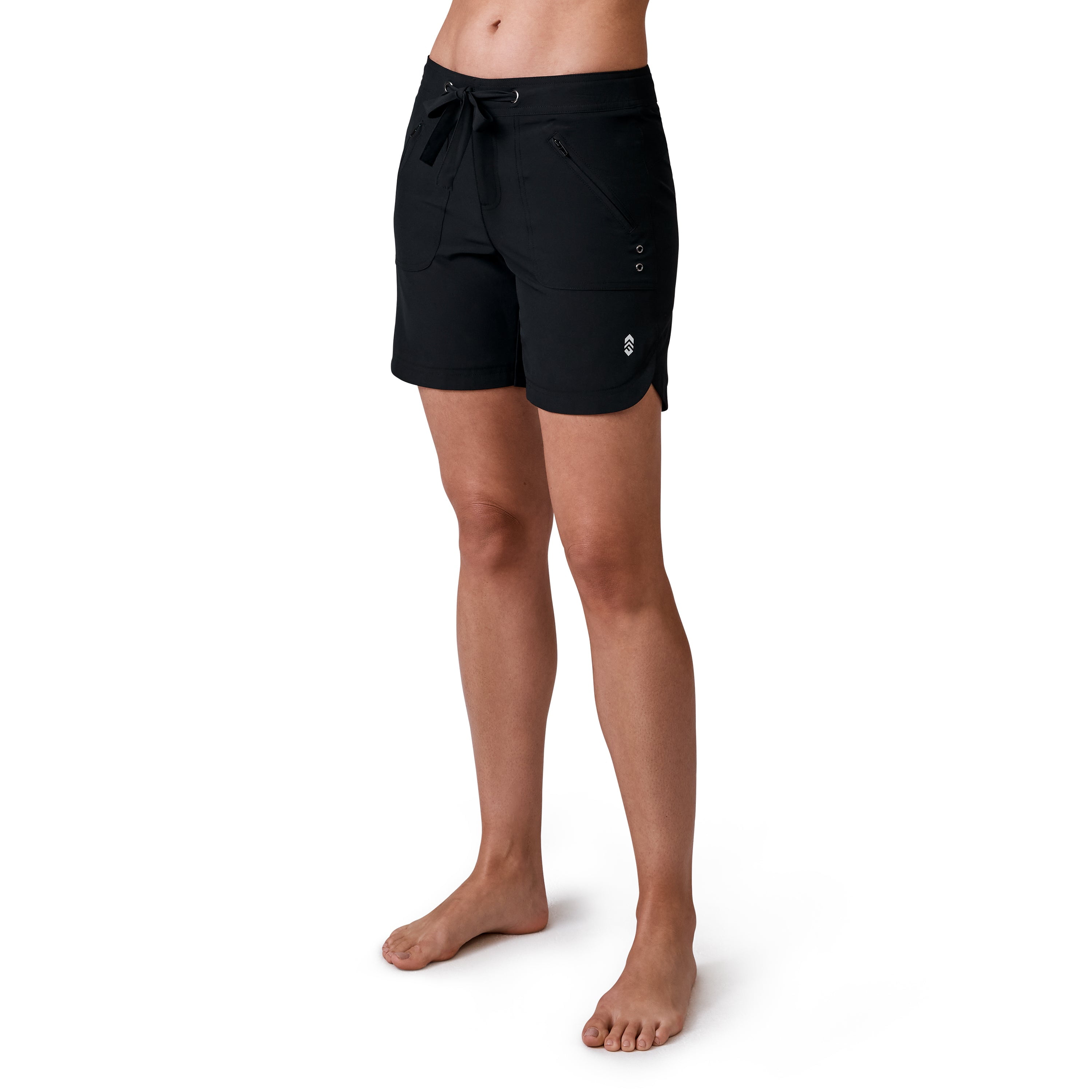 Free Country Women's 7" Bermuda Board Short Black M - Walmart.com