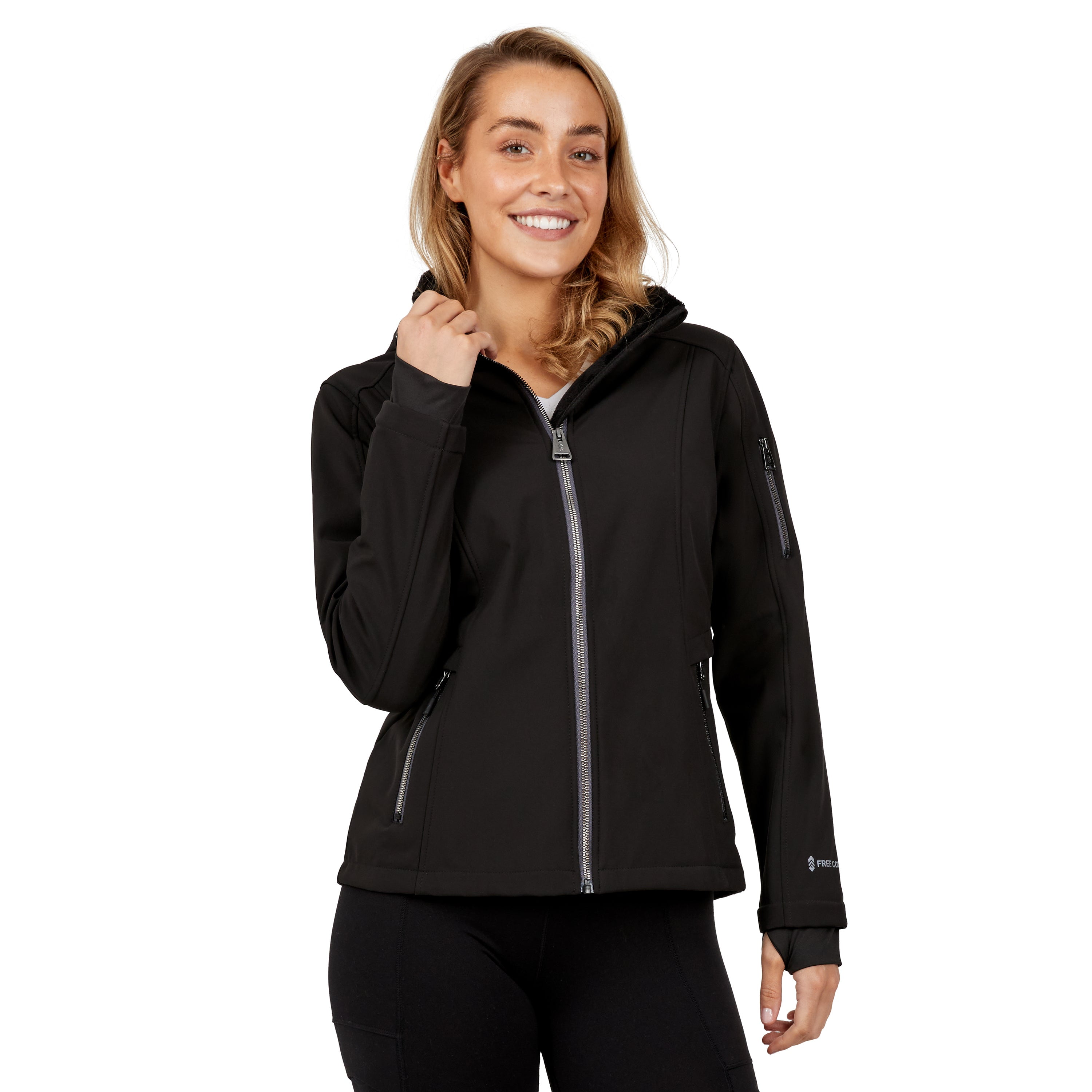 Free Country Women's Aeris II Super Softshell® Jacket Black M - Walmart.com