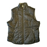 Free Country Women's Freecycle Reversible Quilted & Fleece Vest (Black ...