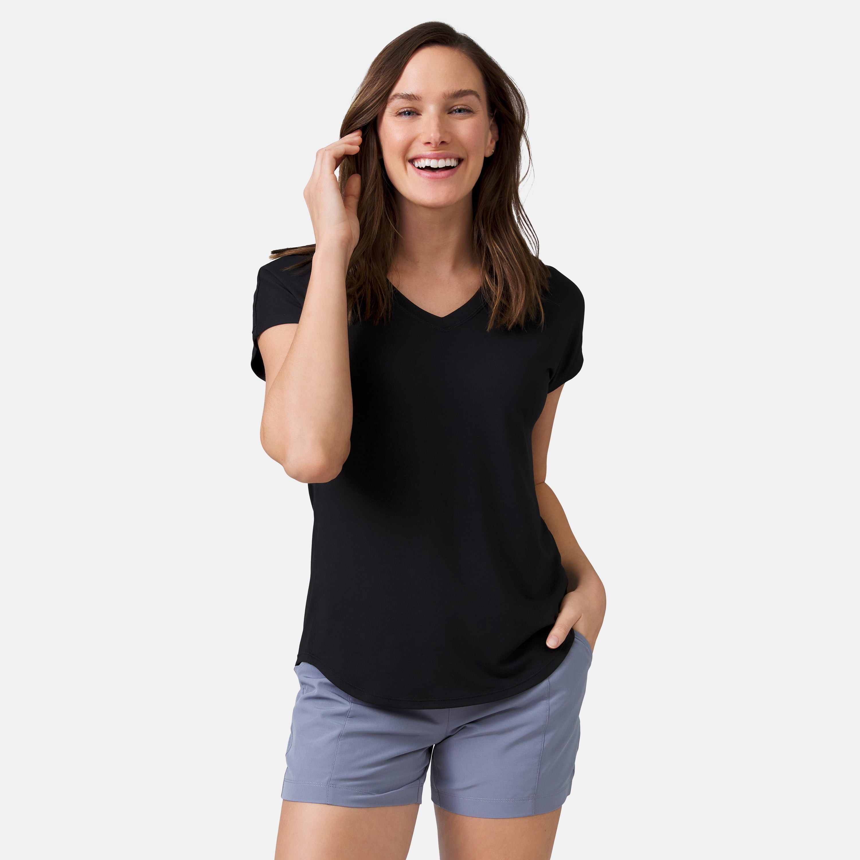 Free Country Women's Microtech® Chill B Cool Tee Black XL - Walmart.com