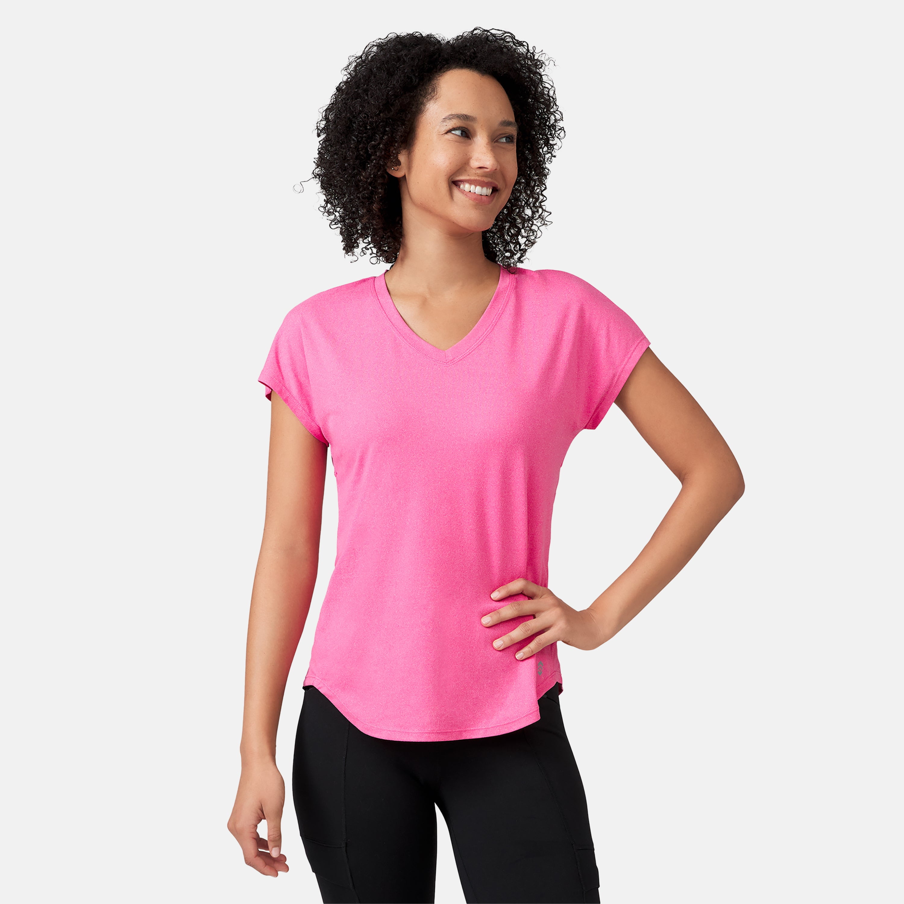 Free Country Women's Microtech® Chill B Cool Tee Coral XL - Walmart.com