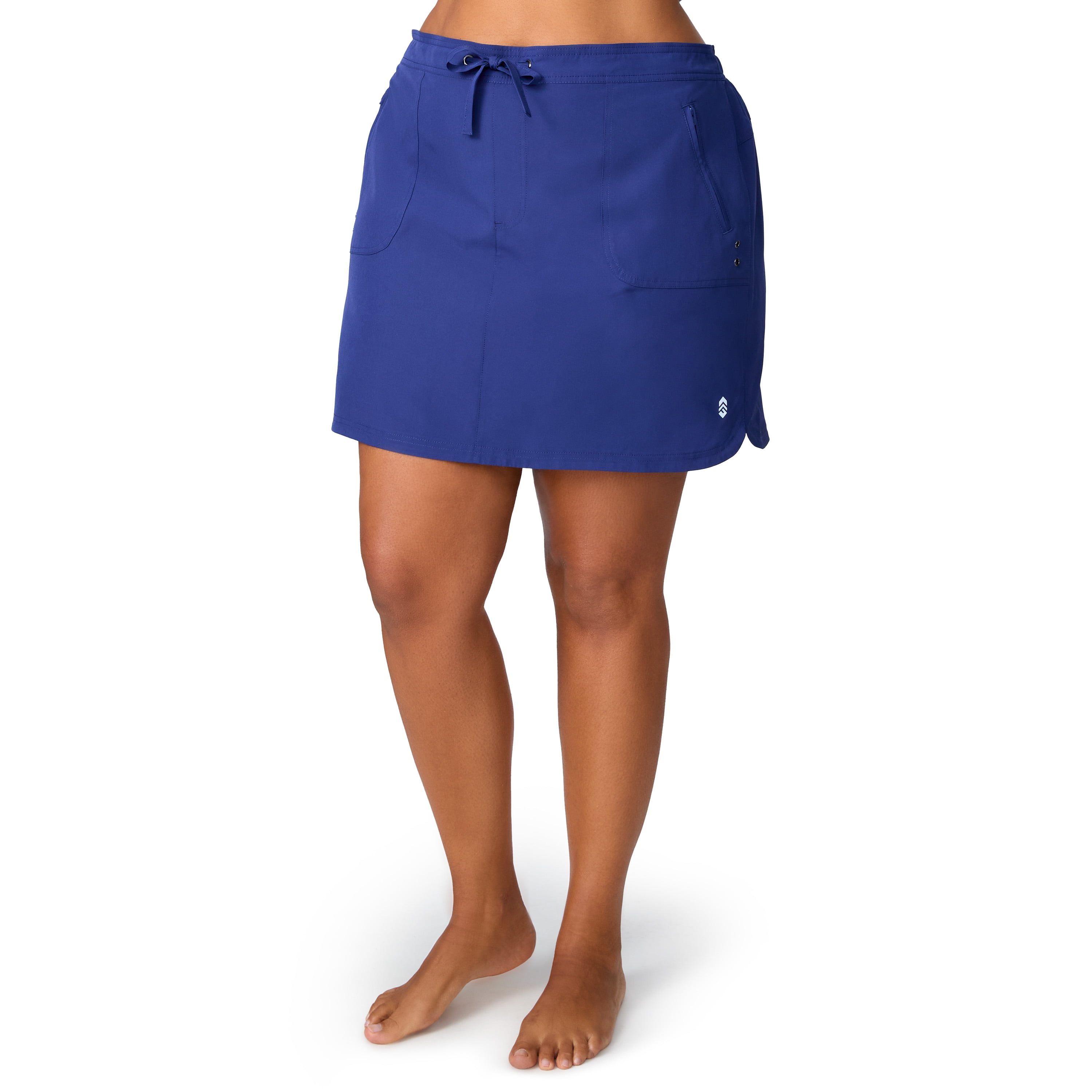 Free Country Women's Plus Size Beach and Beyond Skort Marine 1X - Walmart.com