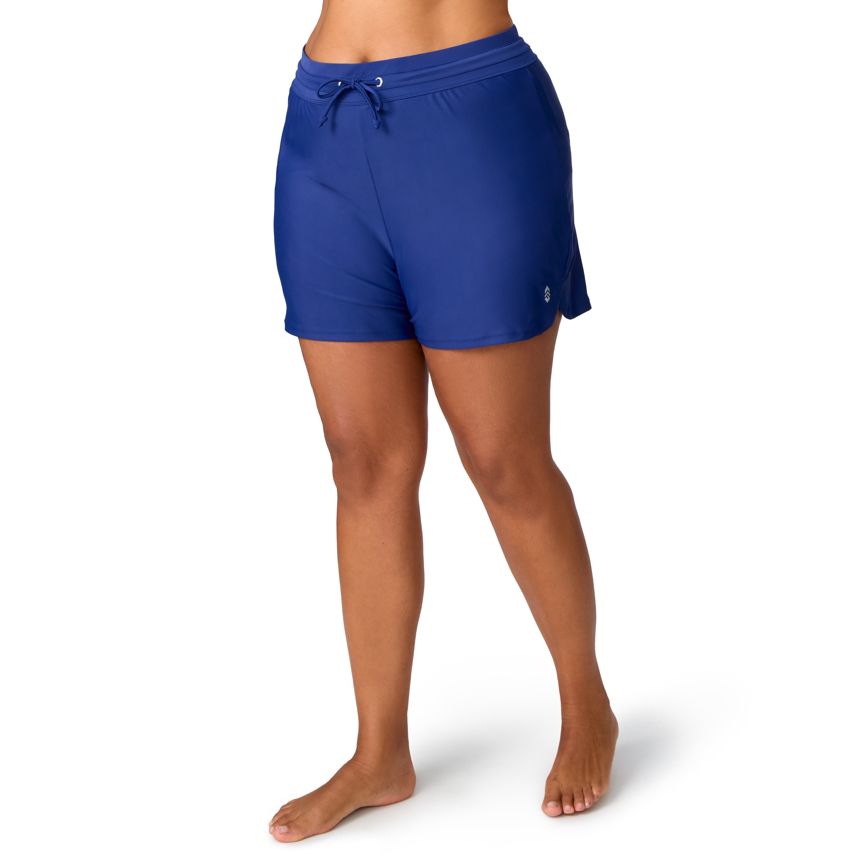 Free Country Women's Plus Size Drawstring Swim Short Marine 3X ...