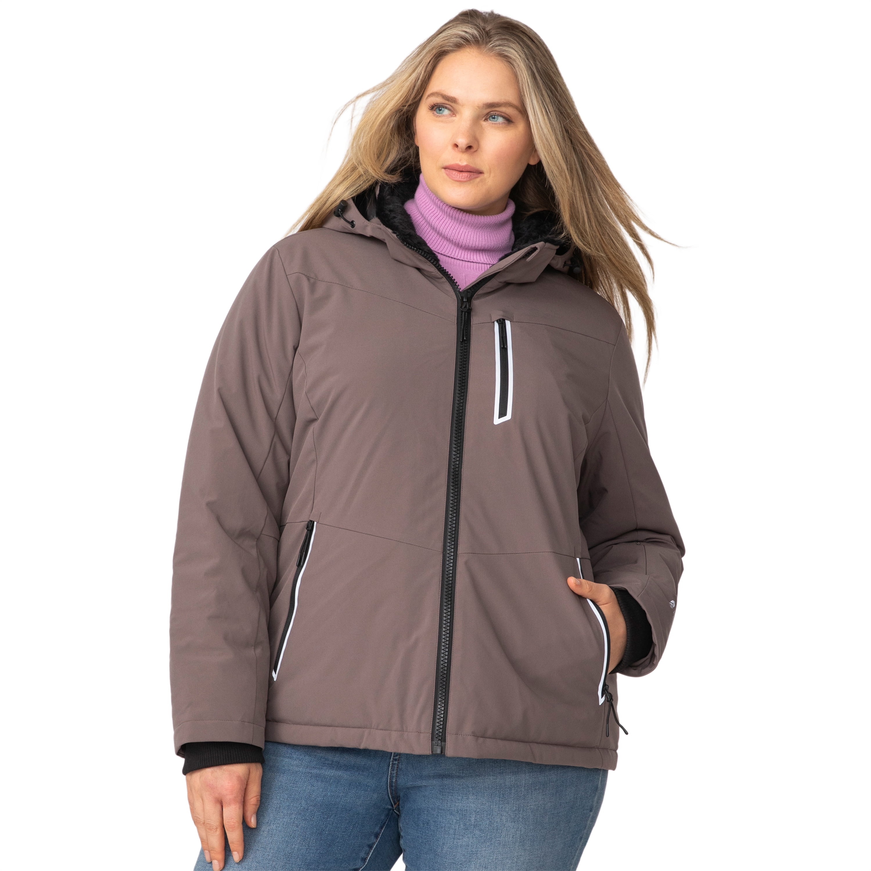 Free Country Women's Plus Size FreeCycle® Thermo Super Softshell® II ...