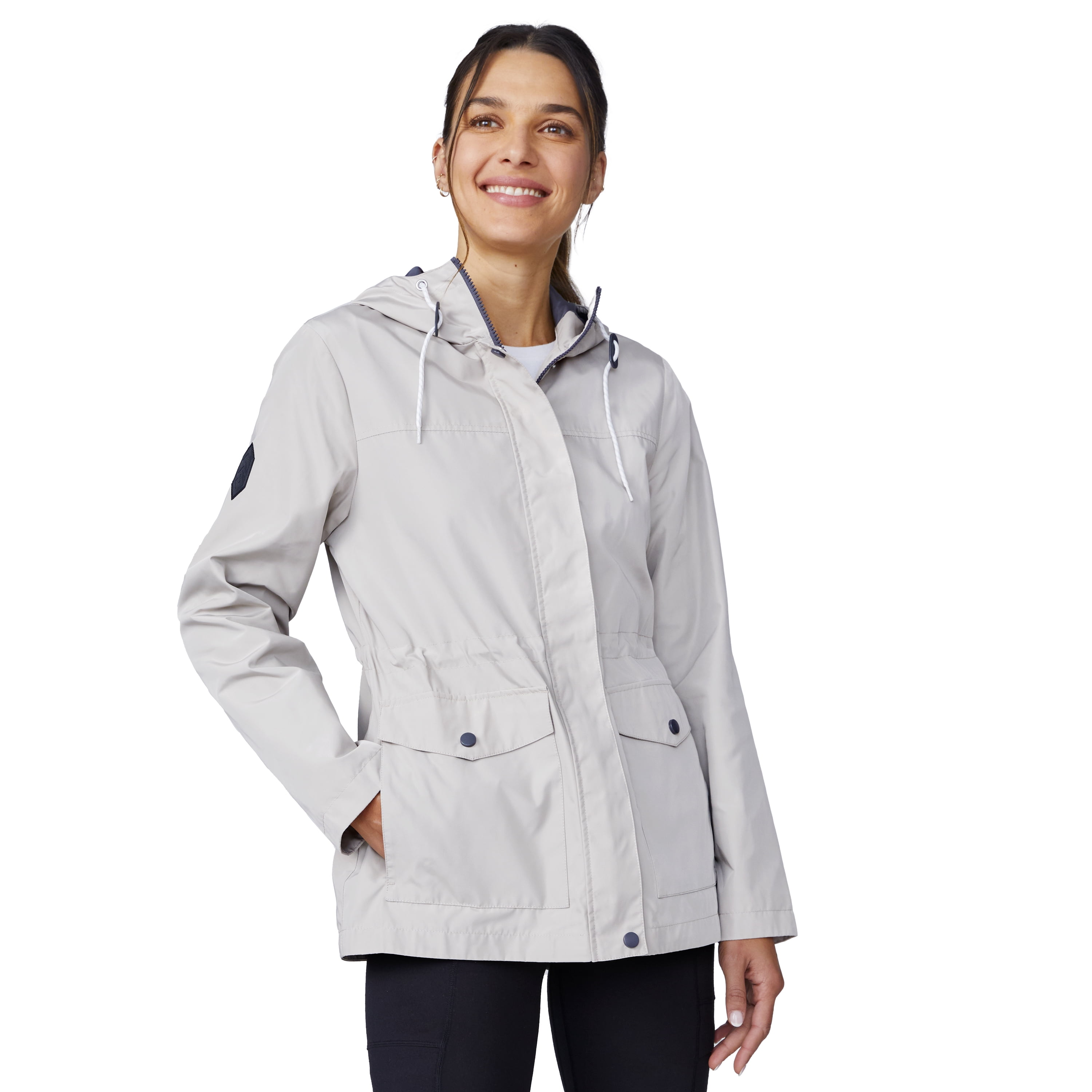 Free Country Women's Rain Away Anorak Rain Jacket Dove XL - Walmart.com