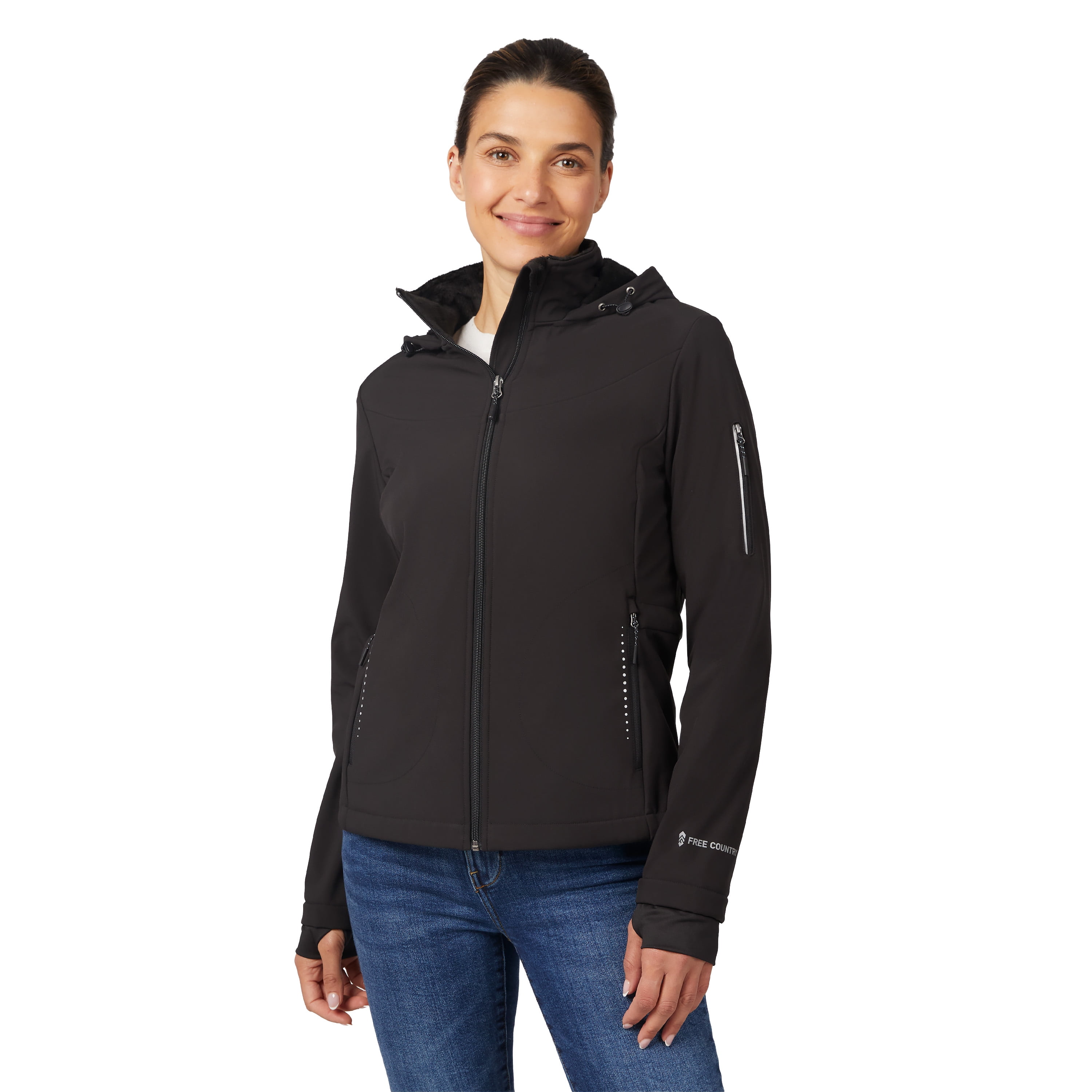 Free Country Women's StormTech Super Softshell® Jacket Black M ...