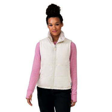 Free Country Women's Freecycle Reversible Quilted & Fleece Vest (Black ...