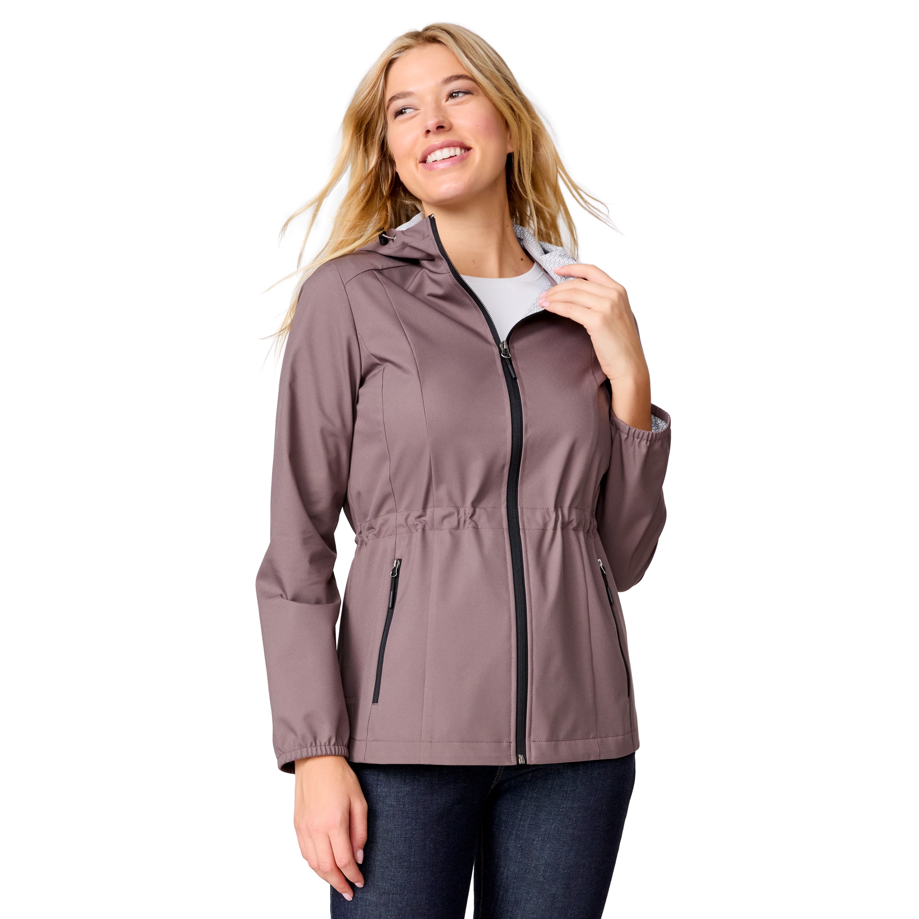 Free Country Women's X2O Anorak Rain Jacket Driftwood L - Walmart.com
