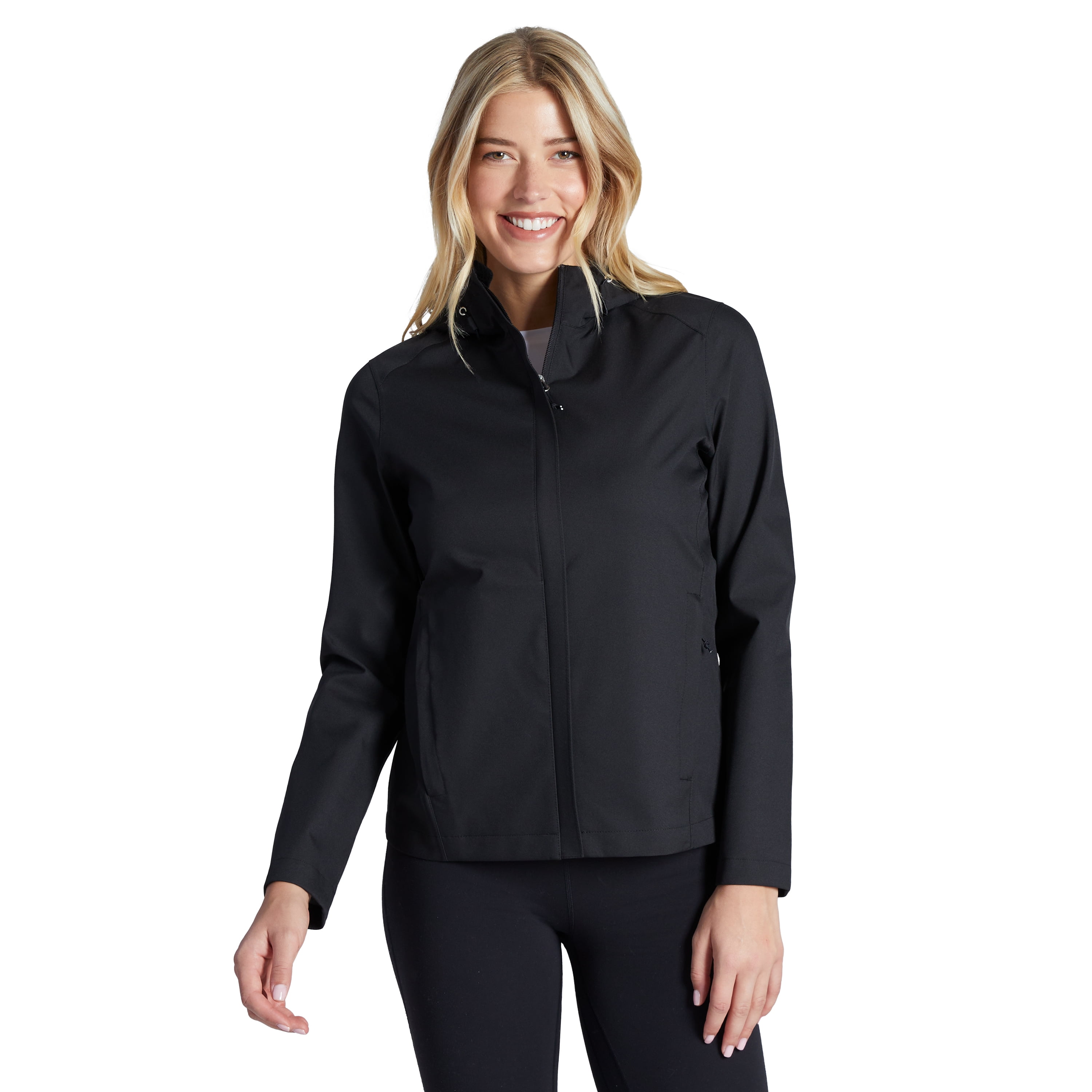 Free Country Women's X2O Packable Rain Jacket Black S - Walmart.com