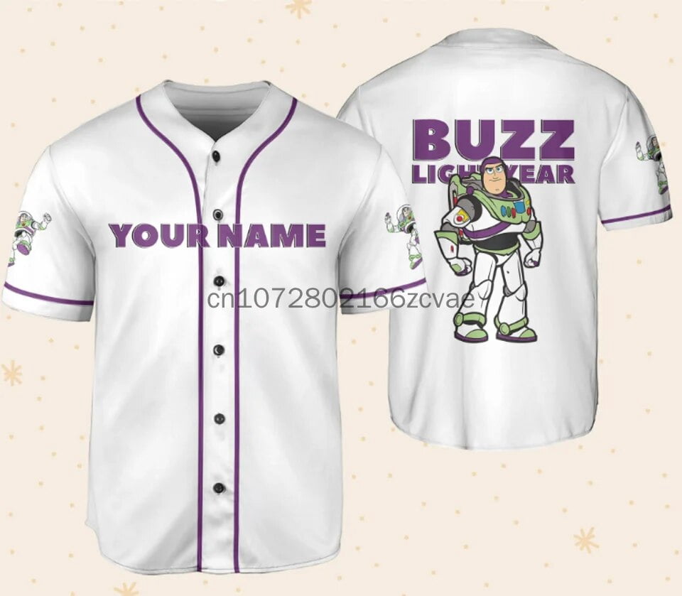 Free Custom Toy Story Buzz Lightyear Baseball Jersey Streetwear ...
