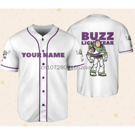 Free Custom Toy Story Buzz Lightyear Baseball Jersey Streetwear ...