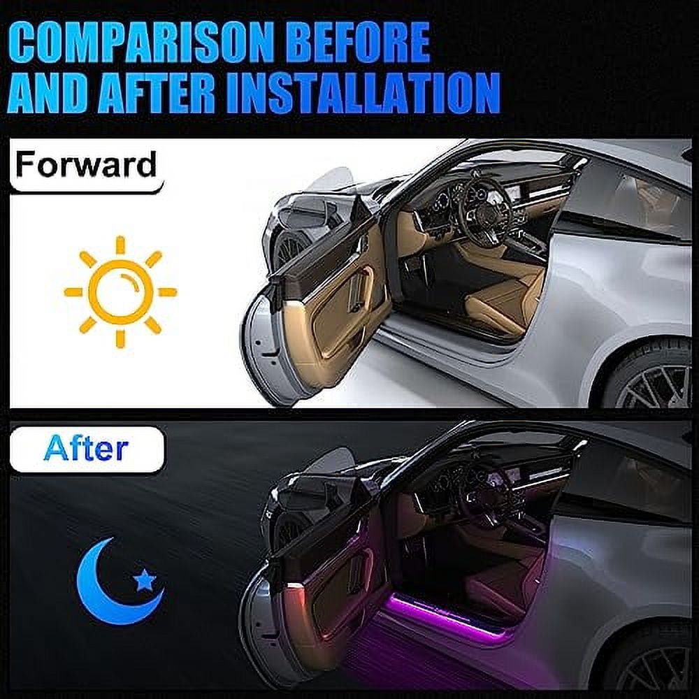 Free Customization LED Door Sill Pro with 7 Lighting Colors, 28 ...
