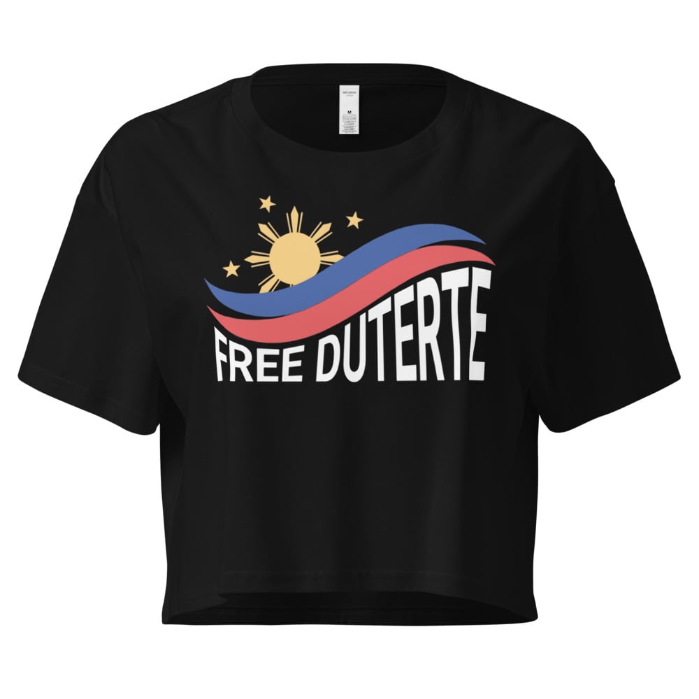 Free Duterte DU30 Women’s Crop Top, I Stand For Duterte (M) - Walmart.com