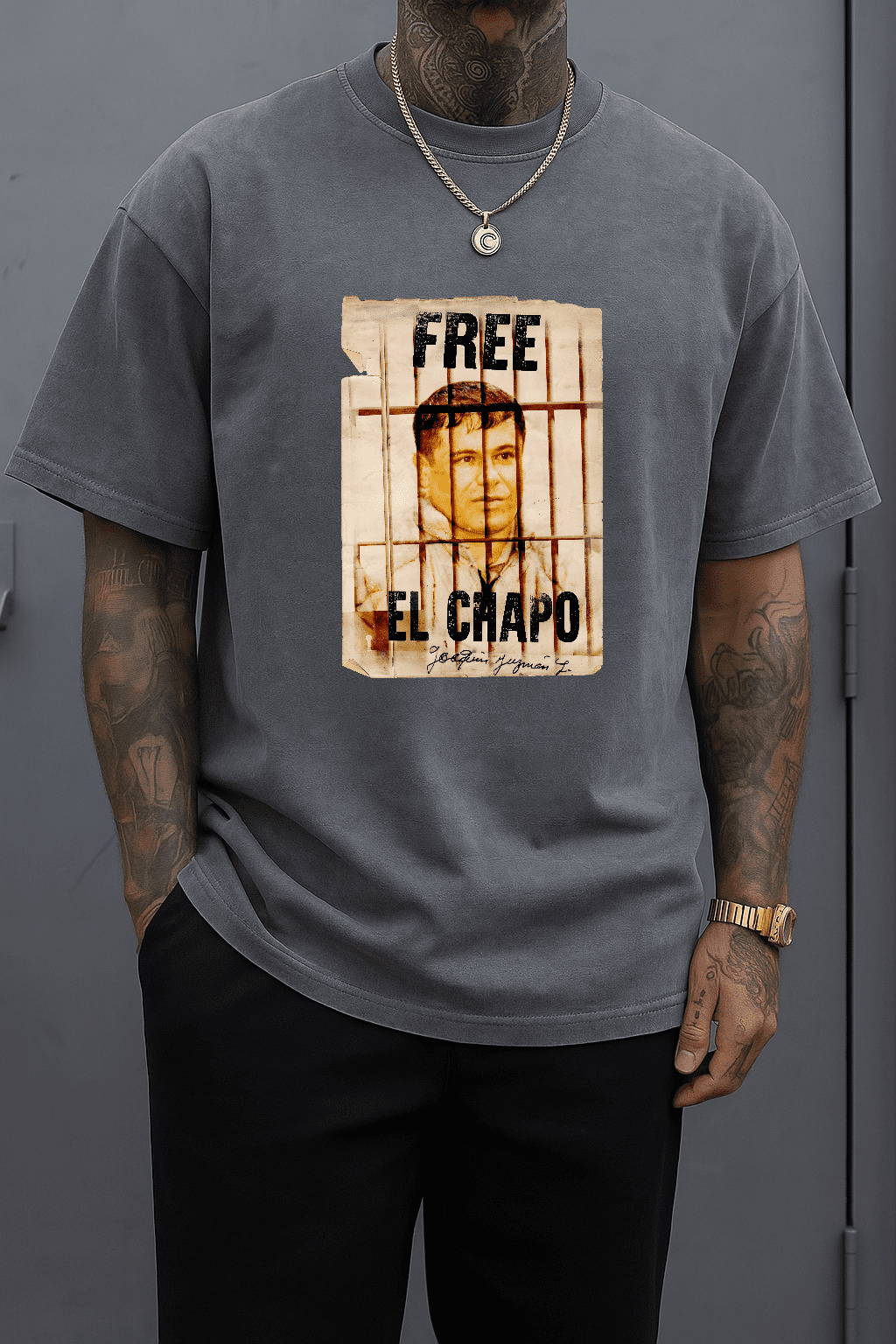 Free El Chapo Sinaloa Cartel Narco Culture Graphic Fan Design Comfort ...