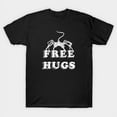 Free Face Hugs Funny Alien Movie Parody Graphic H48642 Unisex T-Shirt ...
