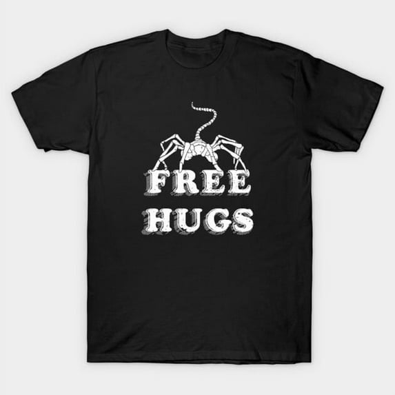 Free Face Hugs Funny Alien Movie Parody Graphic H48642 Unisex T-Shirt ...
