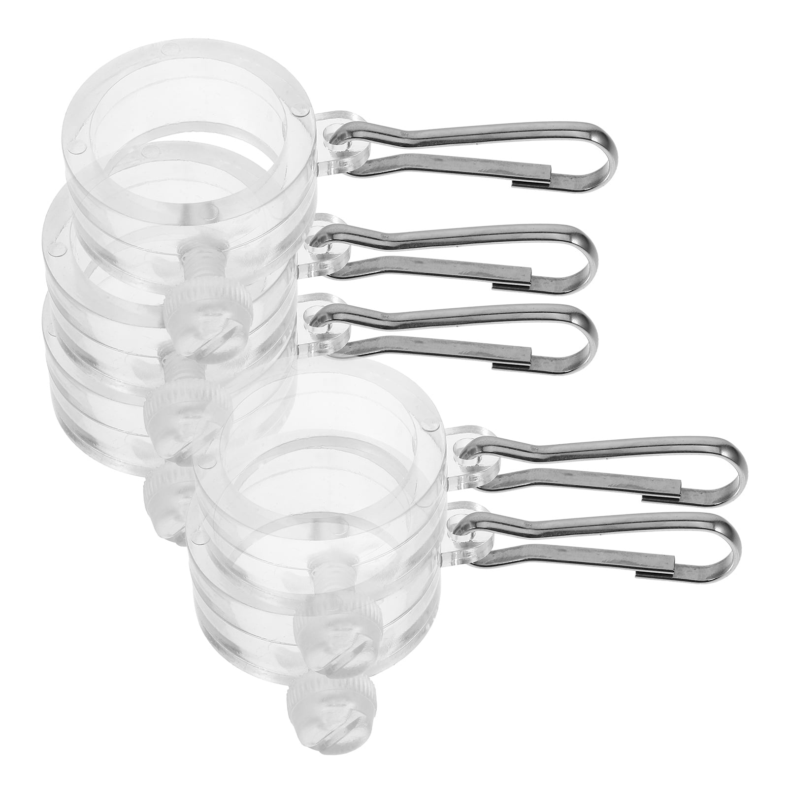 Free Flag Pole Mount Rings Fixing Buckle Clip Diagonal Insertion ...