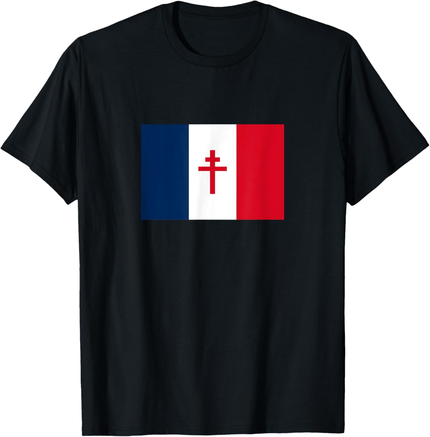 Free France Cross Lorraine Flag French Resistance WW2 WWII T-Shirt ...