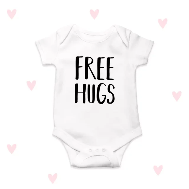Free Hugs Baby Grow Cute Newborn Gifts Baby Shower Newborn Unisex Cute ...