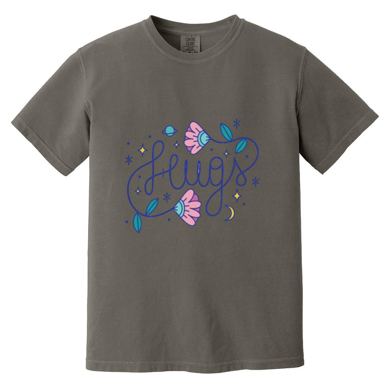 Free Hugs Funny Cute Positive Kindness Spread Love Comfort Color T ...