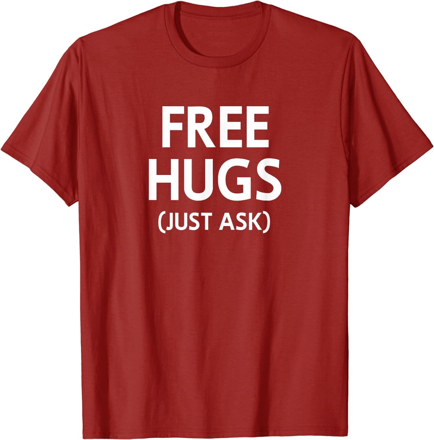 Free Hugs Just Ask Joke T-Shirt All Size S-5XL - Walmart.com