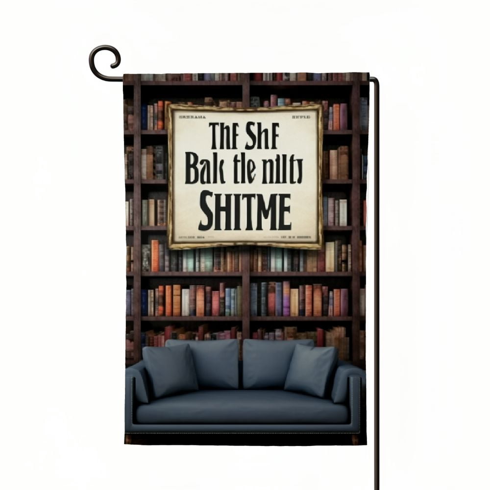Free Little Library Garden Flag Personalized Library Welcome Garden ...